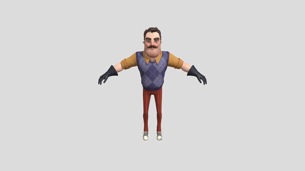 Hello neighbor - A 3D model collection by kriwaresoftr - Sketchfab