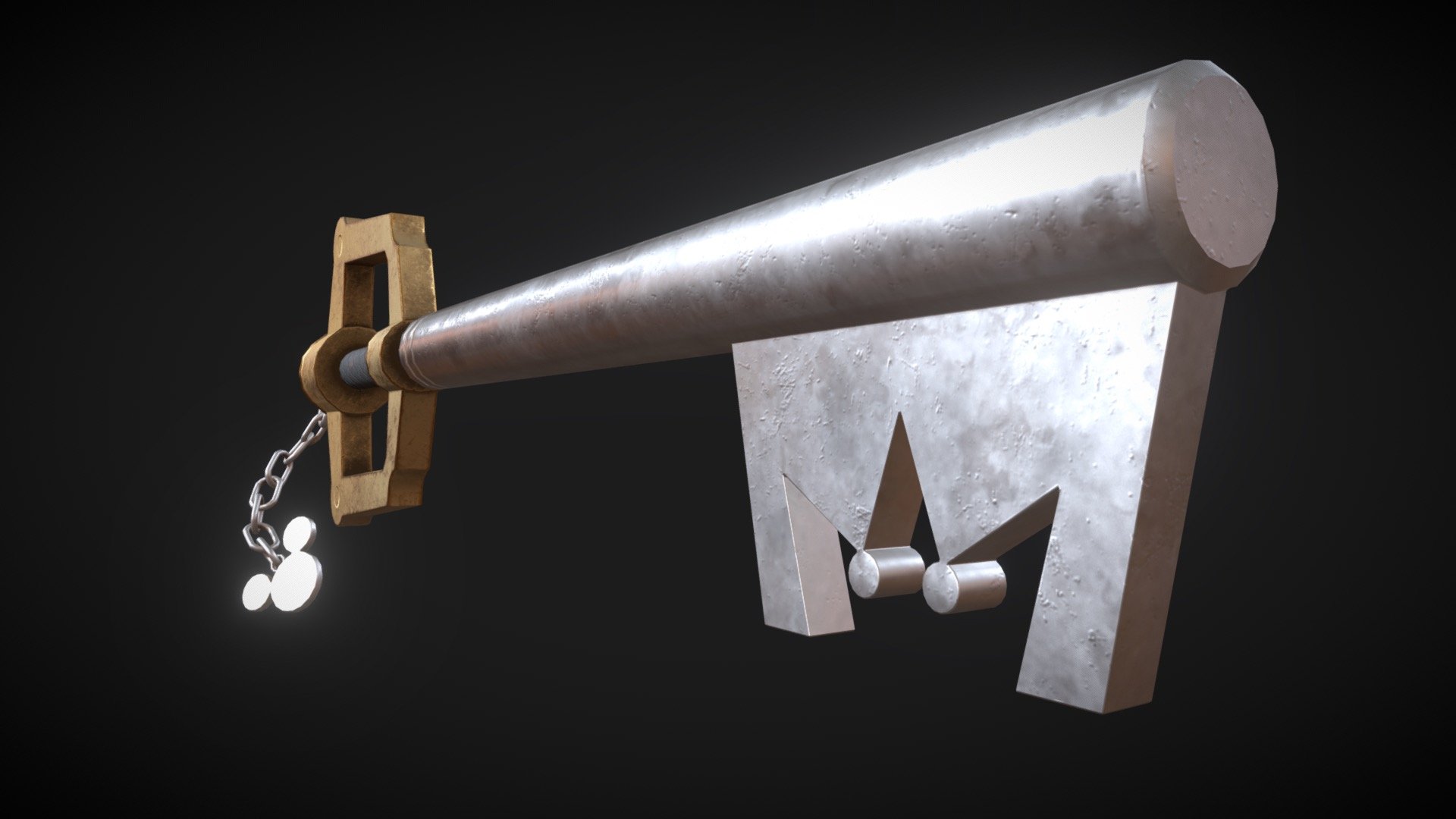 Kingdom Key Fan Art - 3D model by zjones [bb7c3be] - Sketchfab