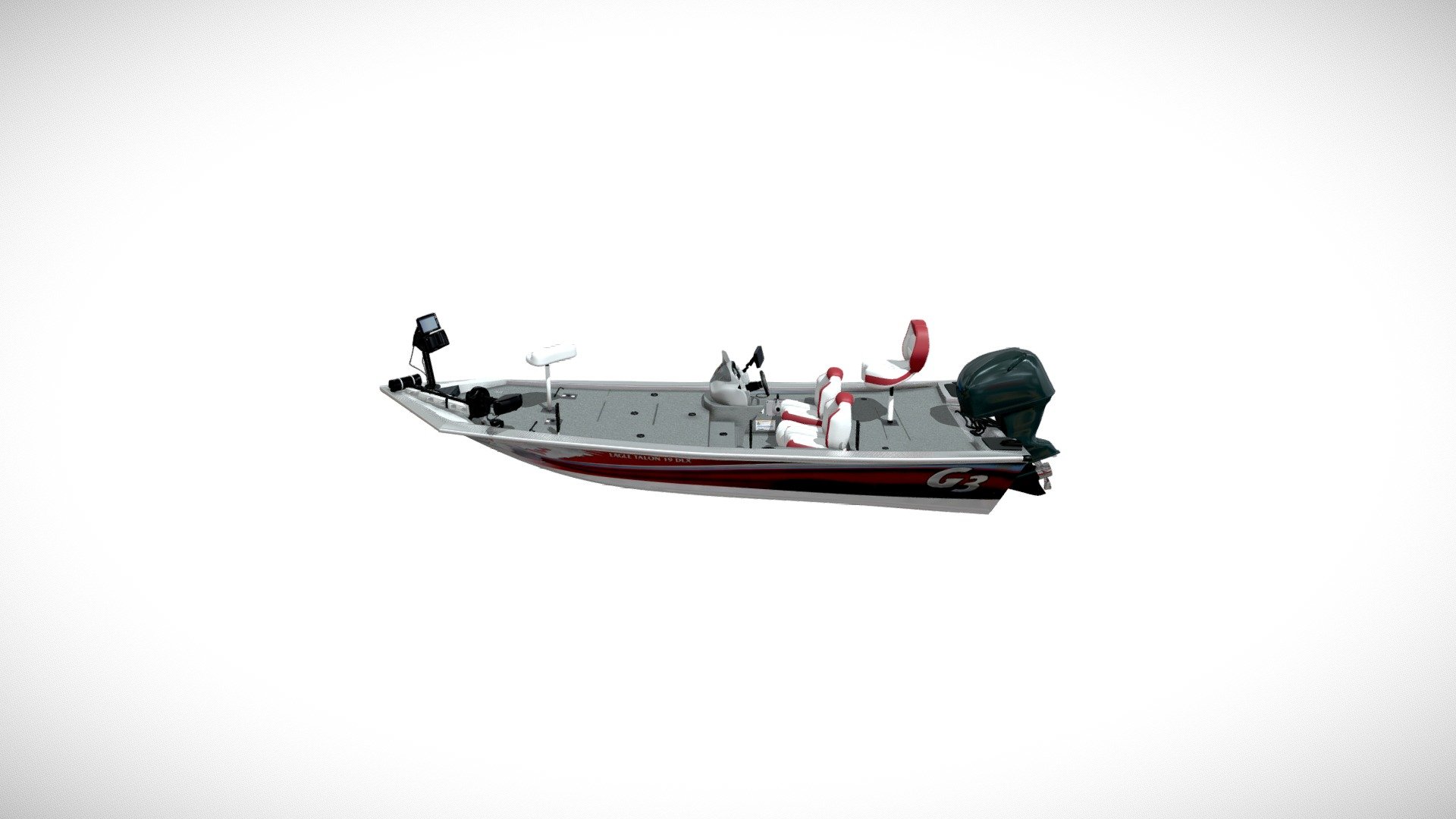 Eagle Talon 19 DLX Fishing boat - 3D model by Guerrilla Marketing ...