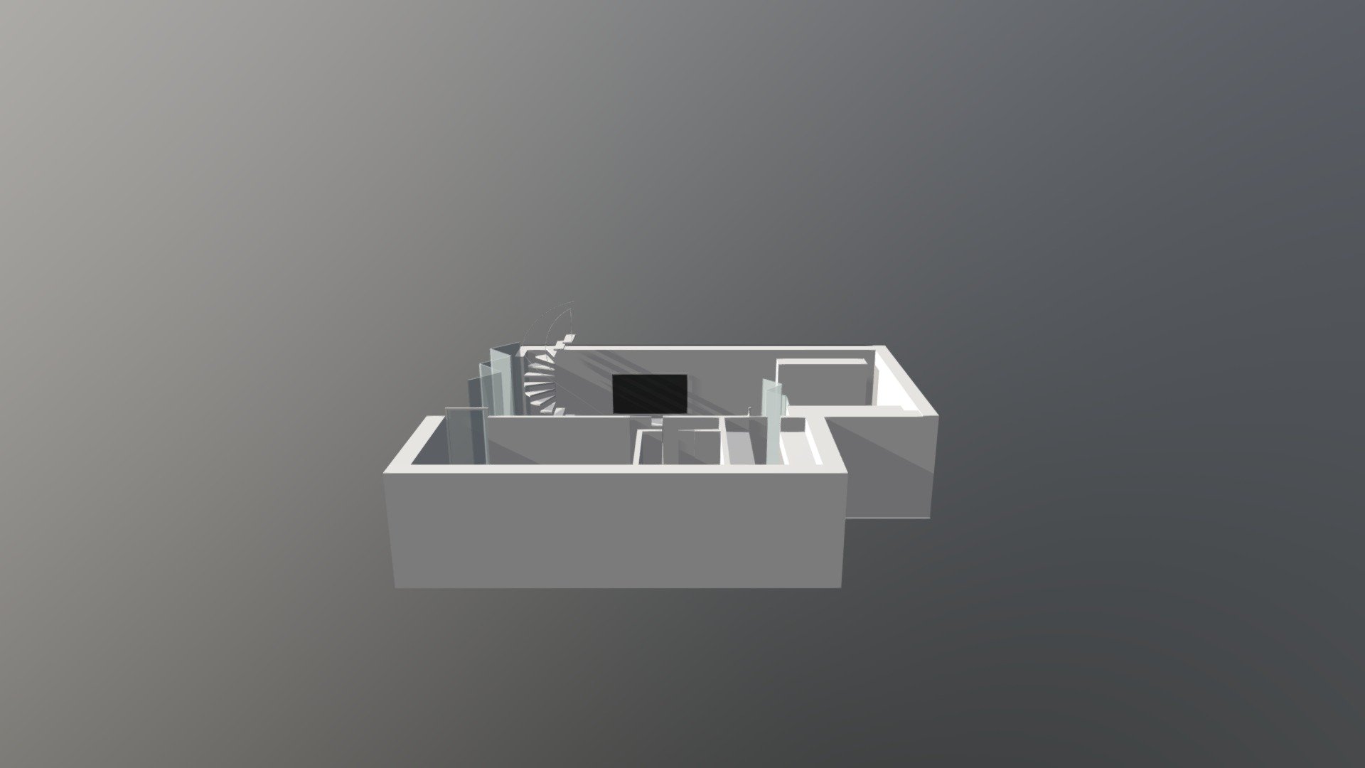 Current Floorplan Basement-01 - 3D model by Ambigram Architects ...