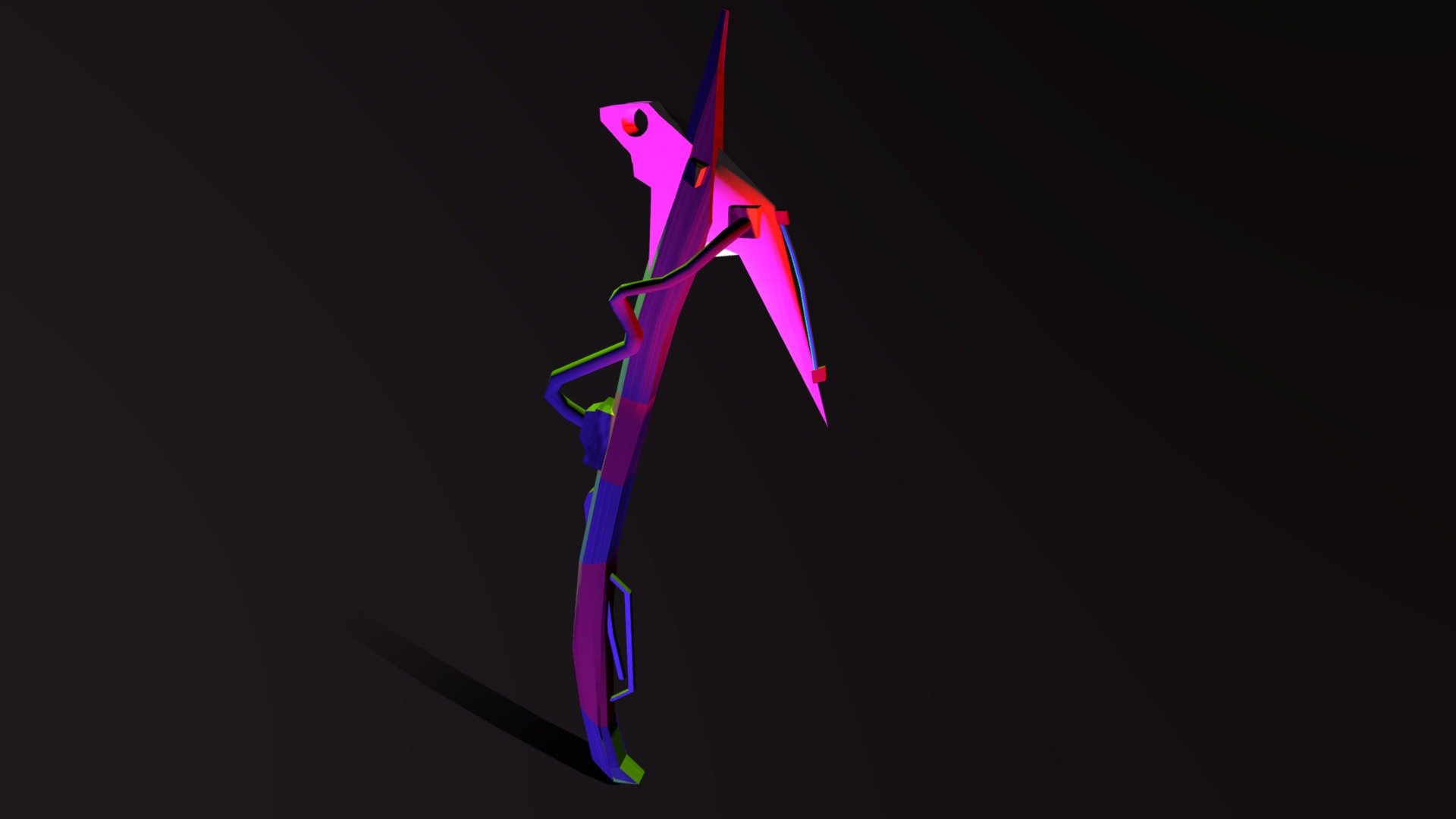 Very Low-Ploy Laser Pick Axe - 3D model by NewtEmporer [bb810f7 ...