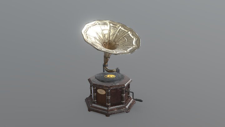 Phonograph 3D models - Sketchfab