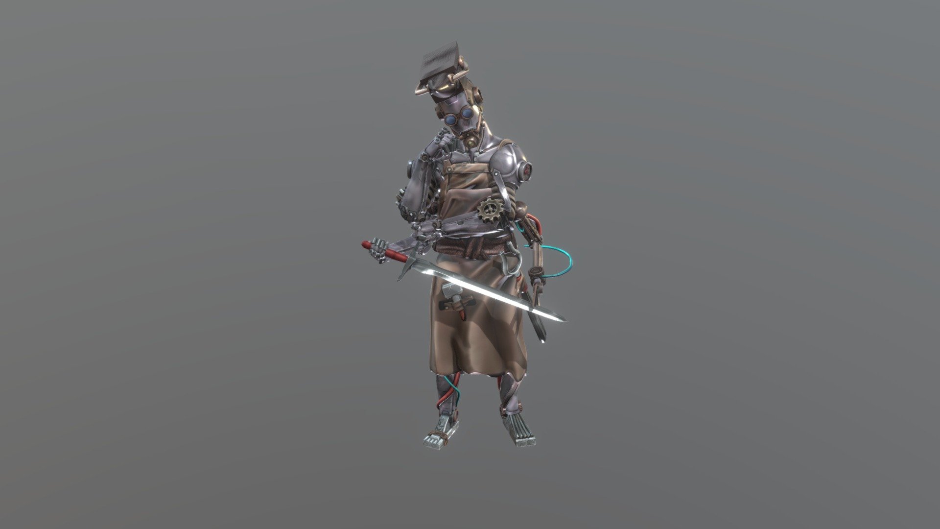 Steam Punk BlackSmith - 3D model by JackDollery97 [bb84cf0] - Sketchfab
