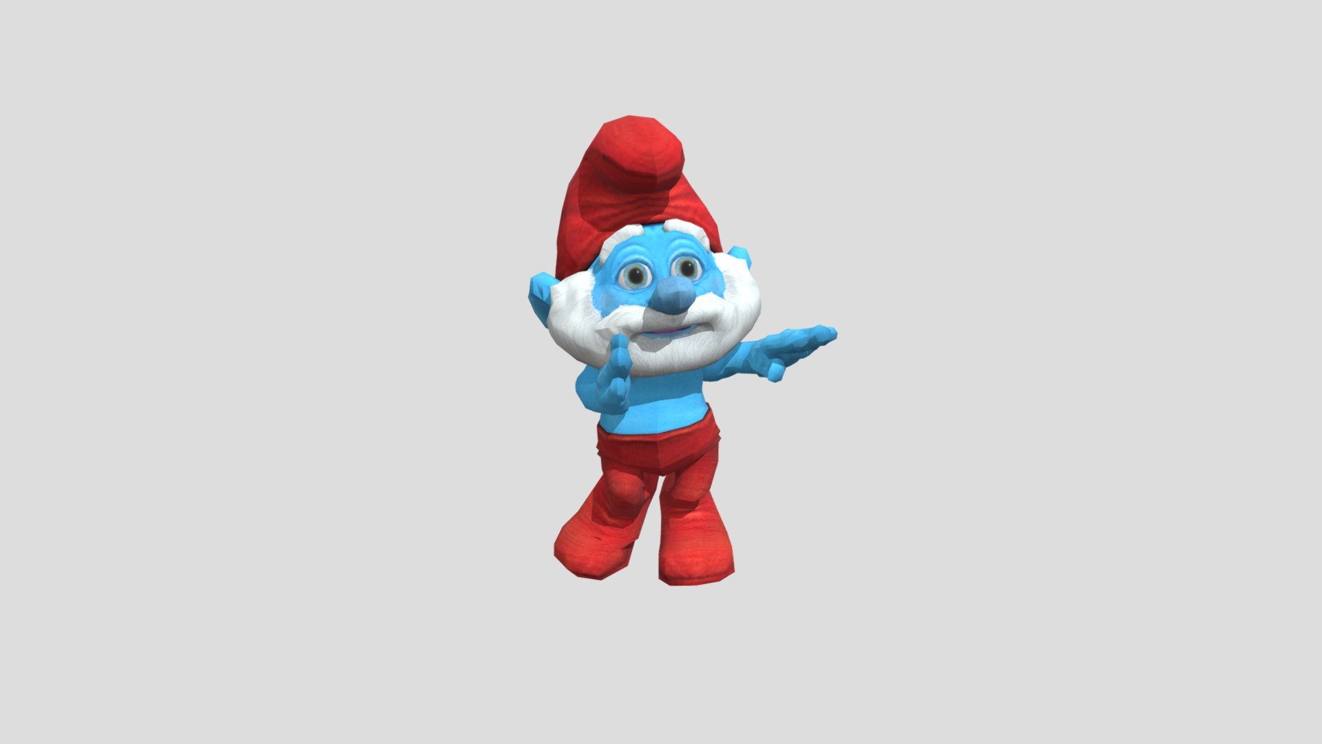 Papa Smurf Dancing - Download Free 3D model by 3D by Renato ...