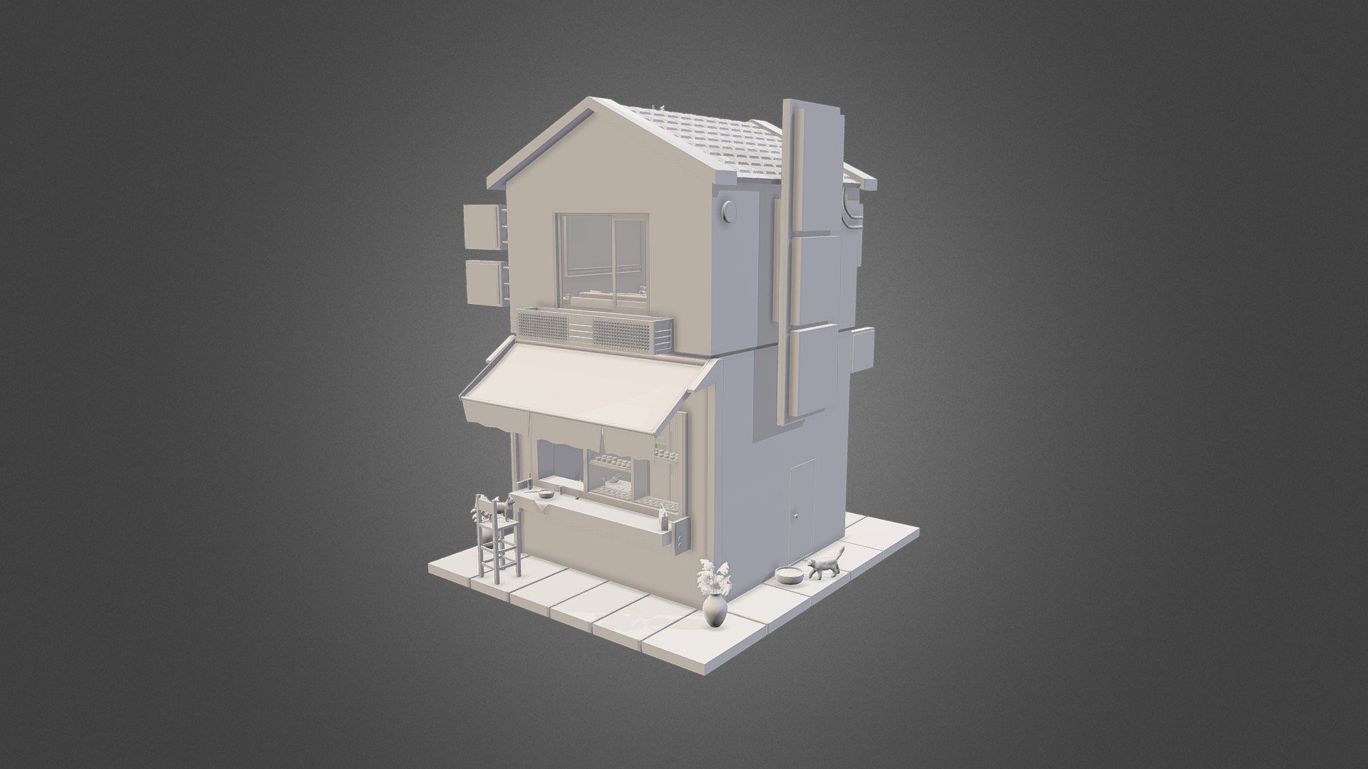 Cake Shop - 3D model by Chris Williams (@mrkoo1982) [bb858cd] - Sketchfab