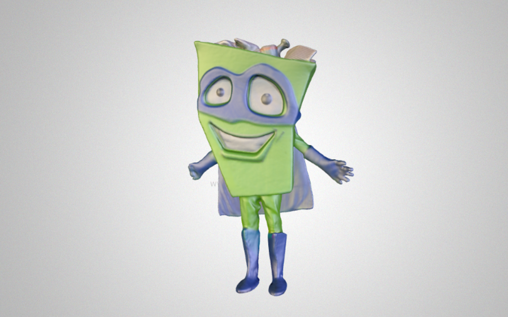 Captain Recyco - 3D model by getcloned [bb85d75] - Sketchfab