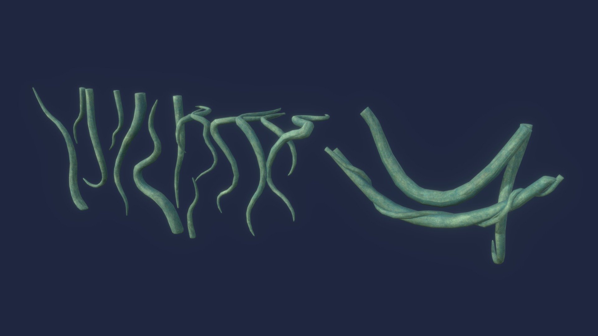 Alien vines - 3D model by Noel (@noeld) [bb85e2b] - Sketchfab