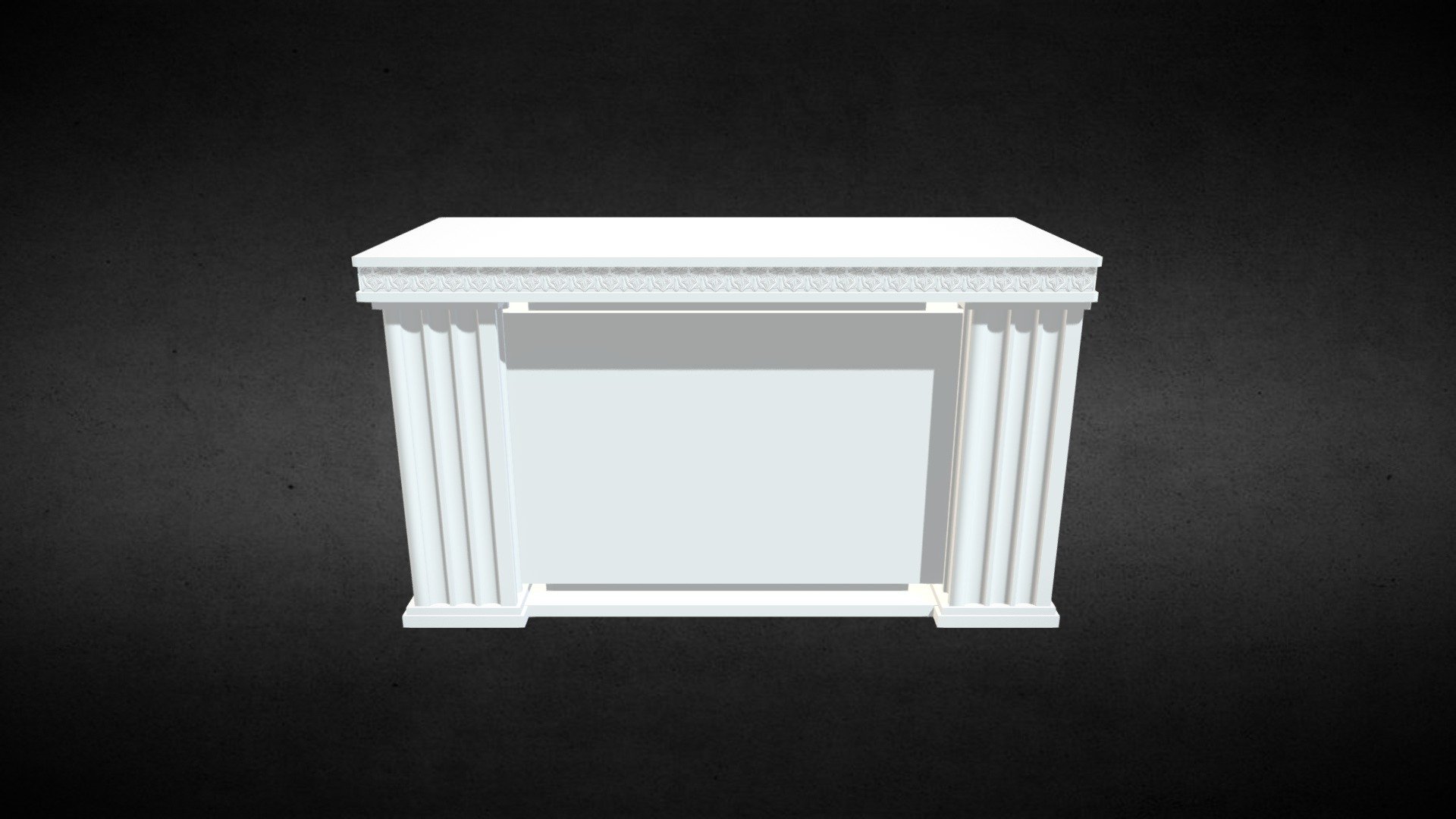 Stone Desk - 3D model by ETverde [bb89381] - Sketchfab