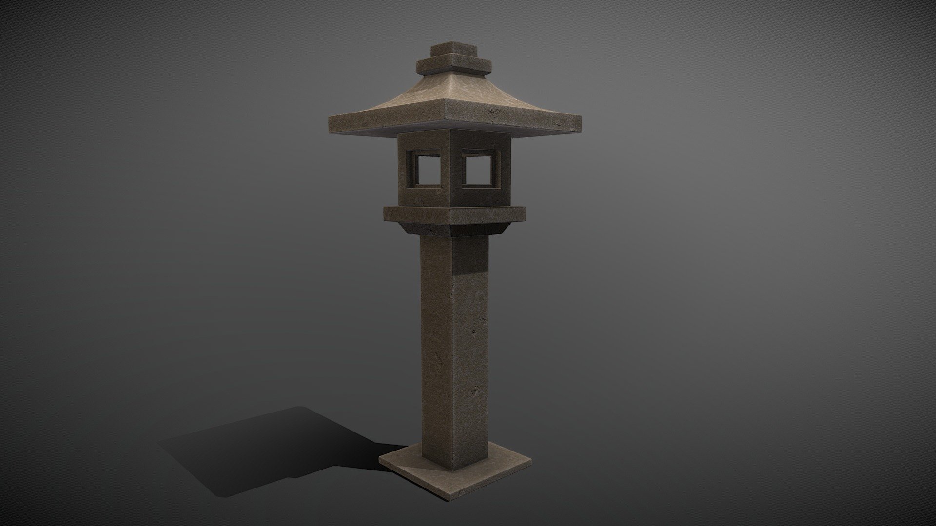 Stone Lantern - Buy Royalty Free 3D model by Zhang Shangbin ...