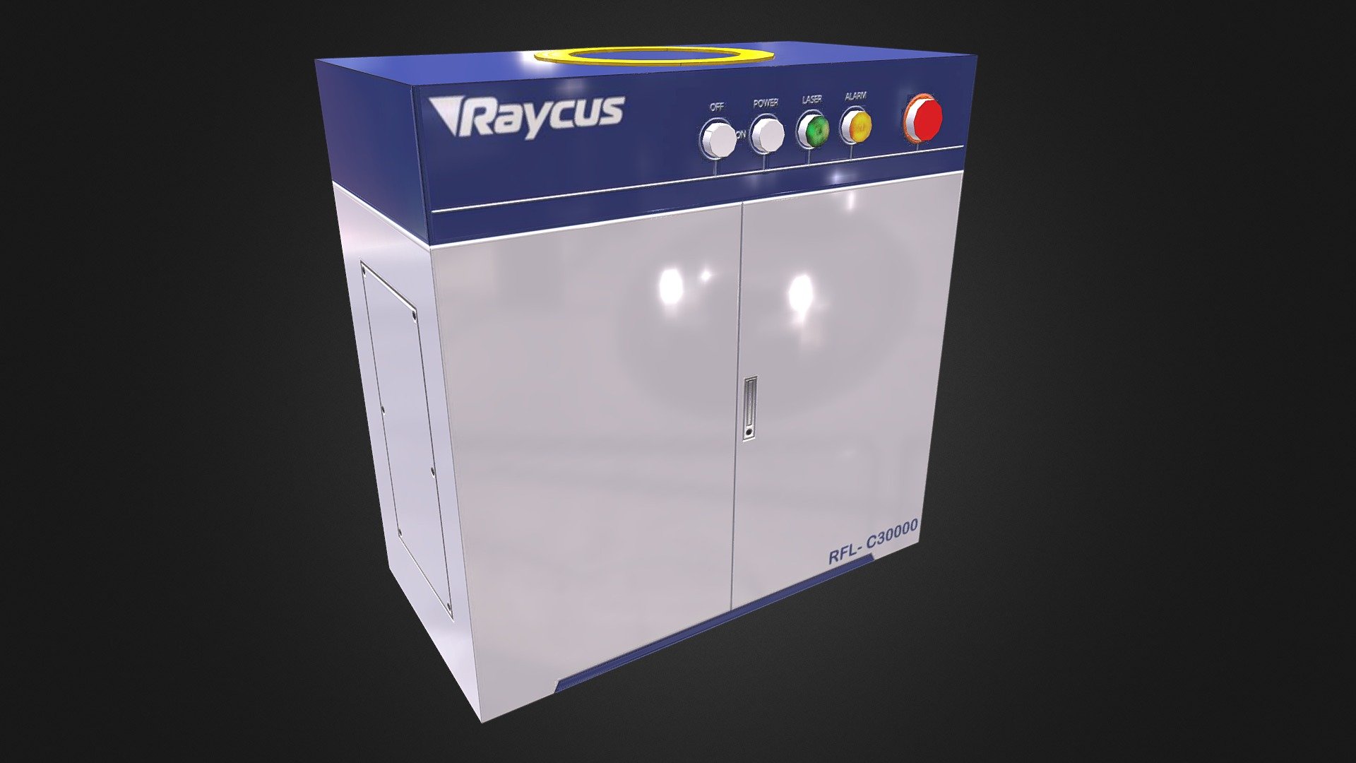 Raycus Fiber Laser - 3D model by Jiradet [bb8bcb8] - Sketchfab