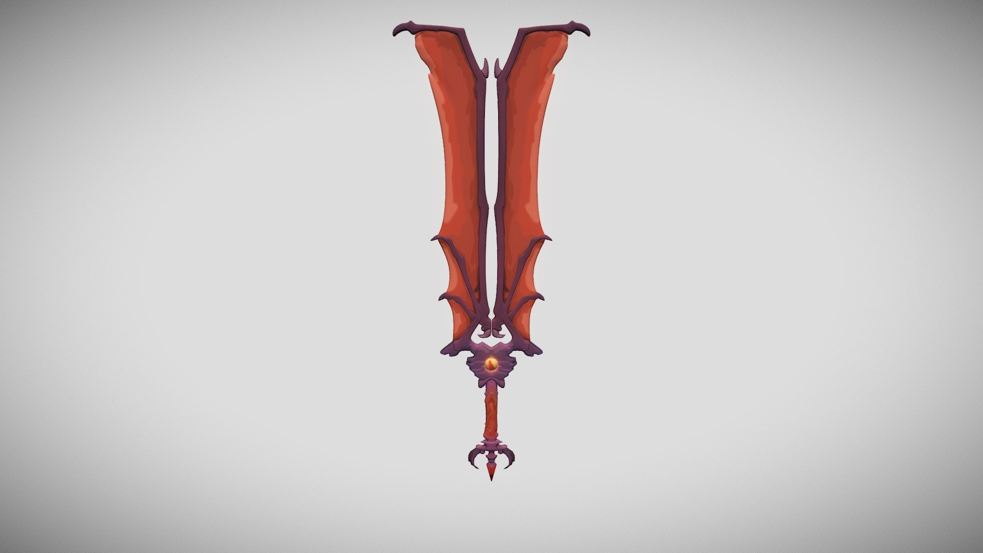 Cool splitted sword - 3D model by Crumplylime (@huntergamer346 ...