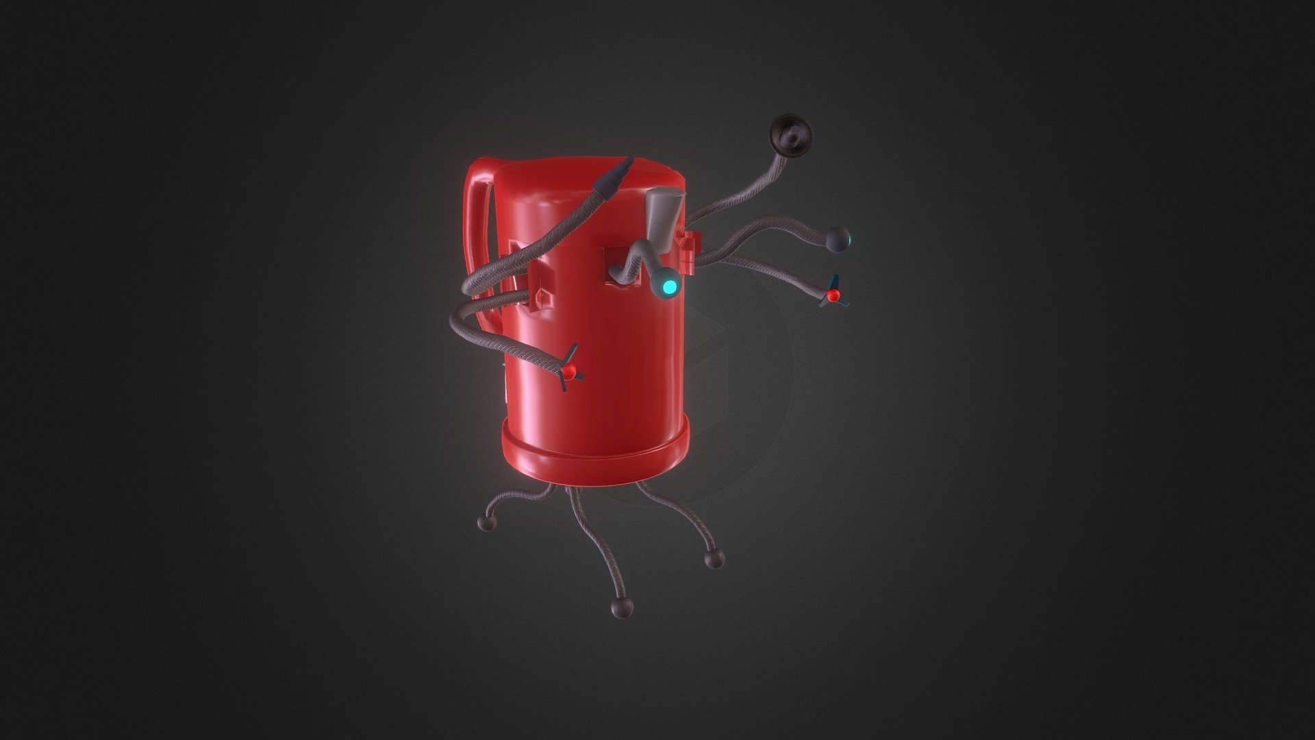 Kettle Robot - 3D model by Jesus Rodriguez (@jesus.r110) [bb8cca7 ...