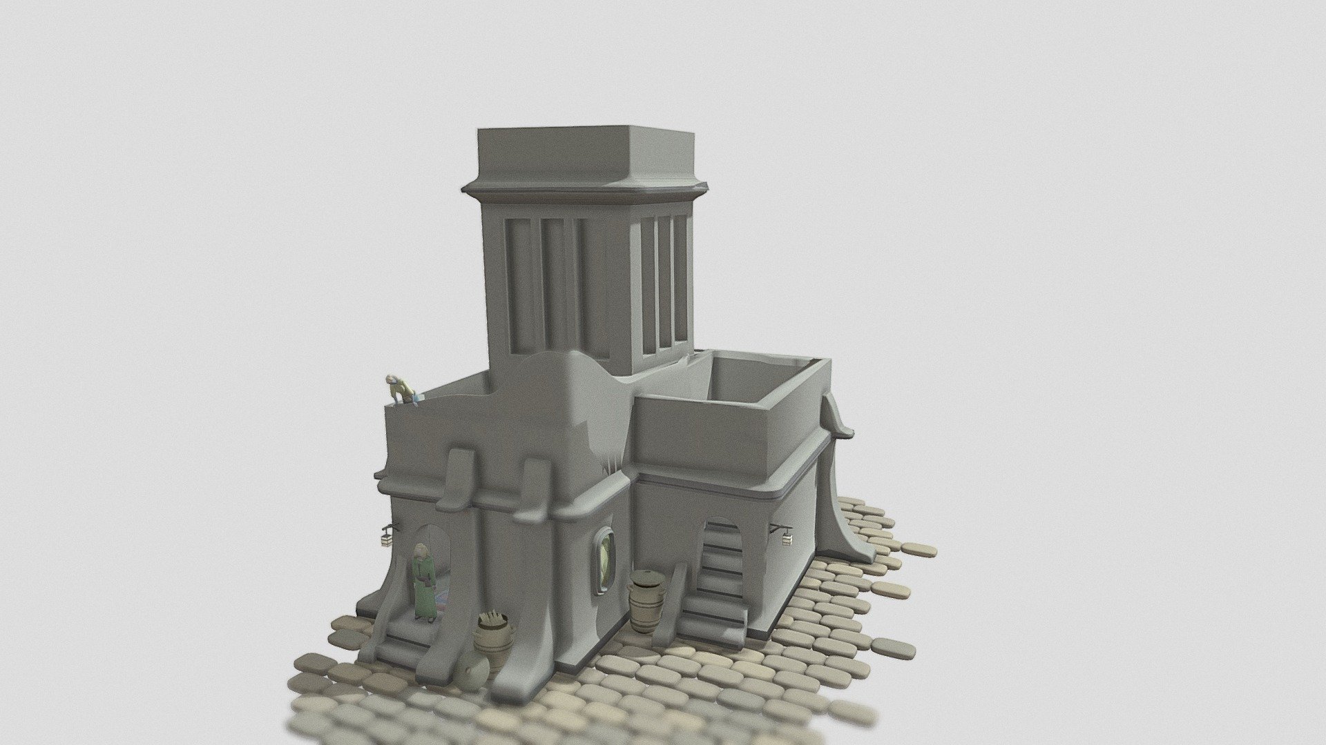 Morrowind Hlaalu House Diorama - Download Free 3D model by ...