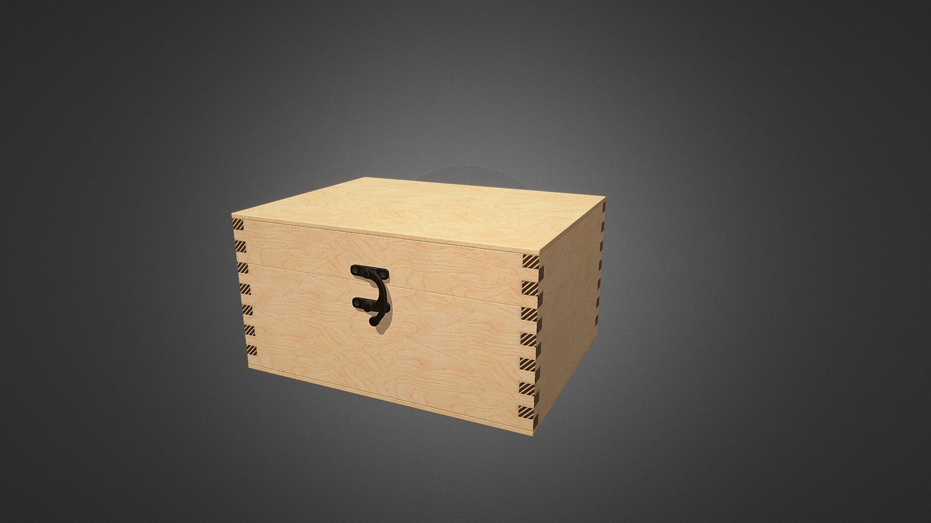 Wooden Box - Download Free 3D model by Kim Tsyhanovskyi ...