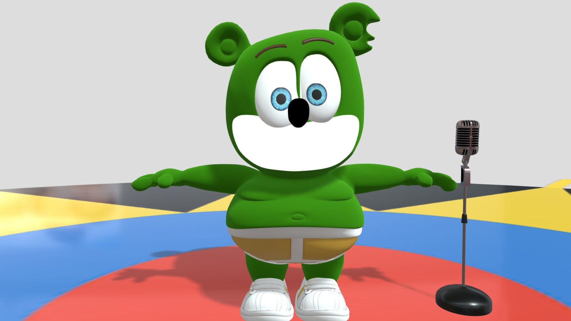 Gummy Bear Endless Void But Gummibar Here Too - Download Free 3D model ...