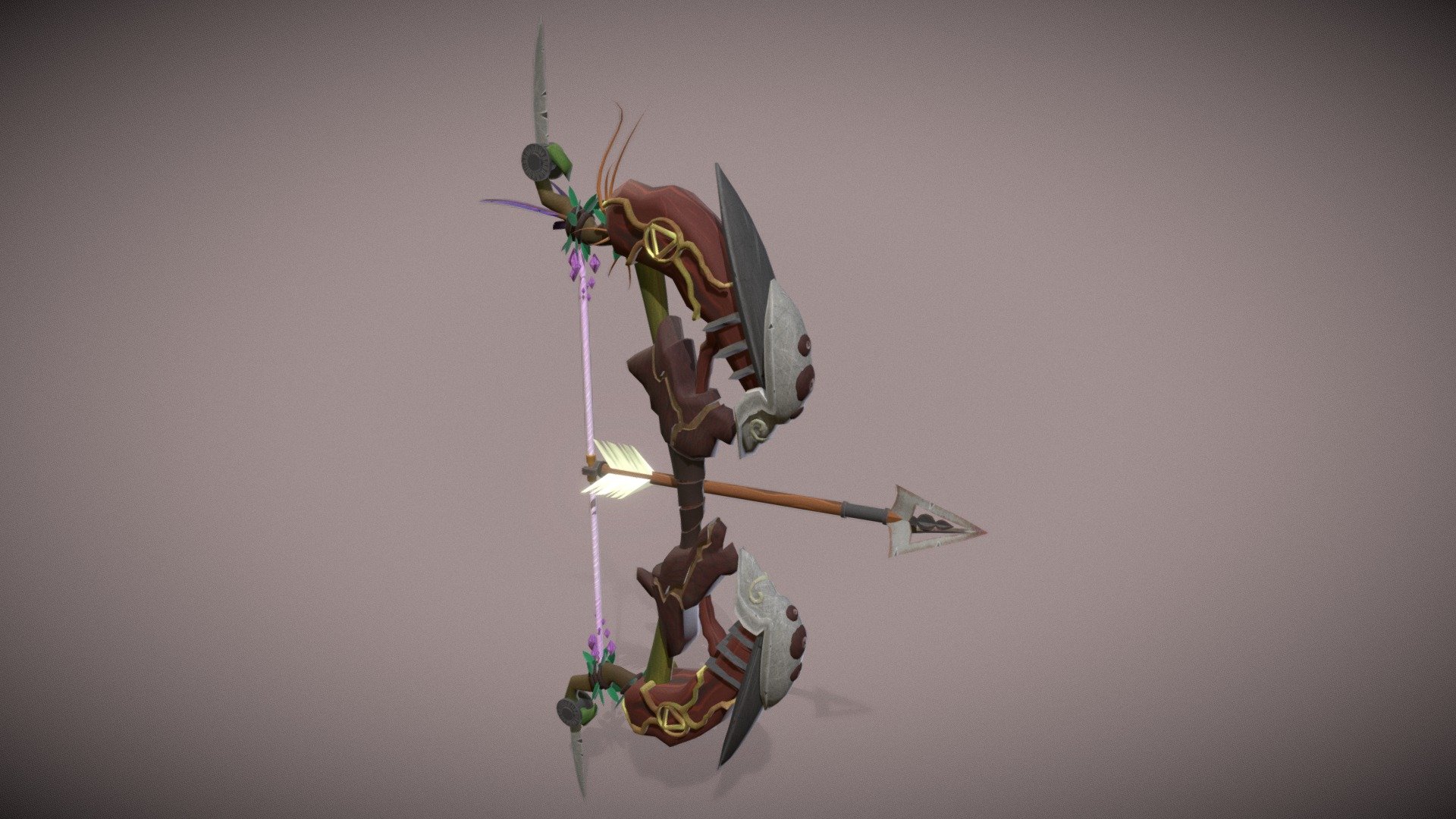World of Warcraft - Elf bow - 3D model by RemkoLuyckx [bb90d44] - Sketchfab