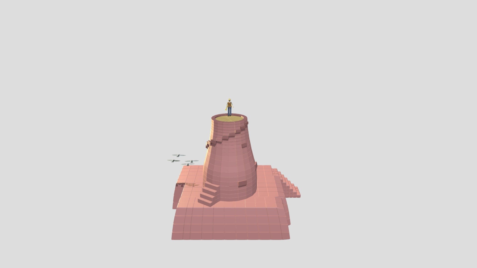 pazu on house(folder assignment) - 3D model by Kari-_- [bb91250 ...