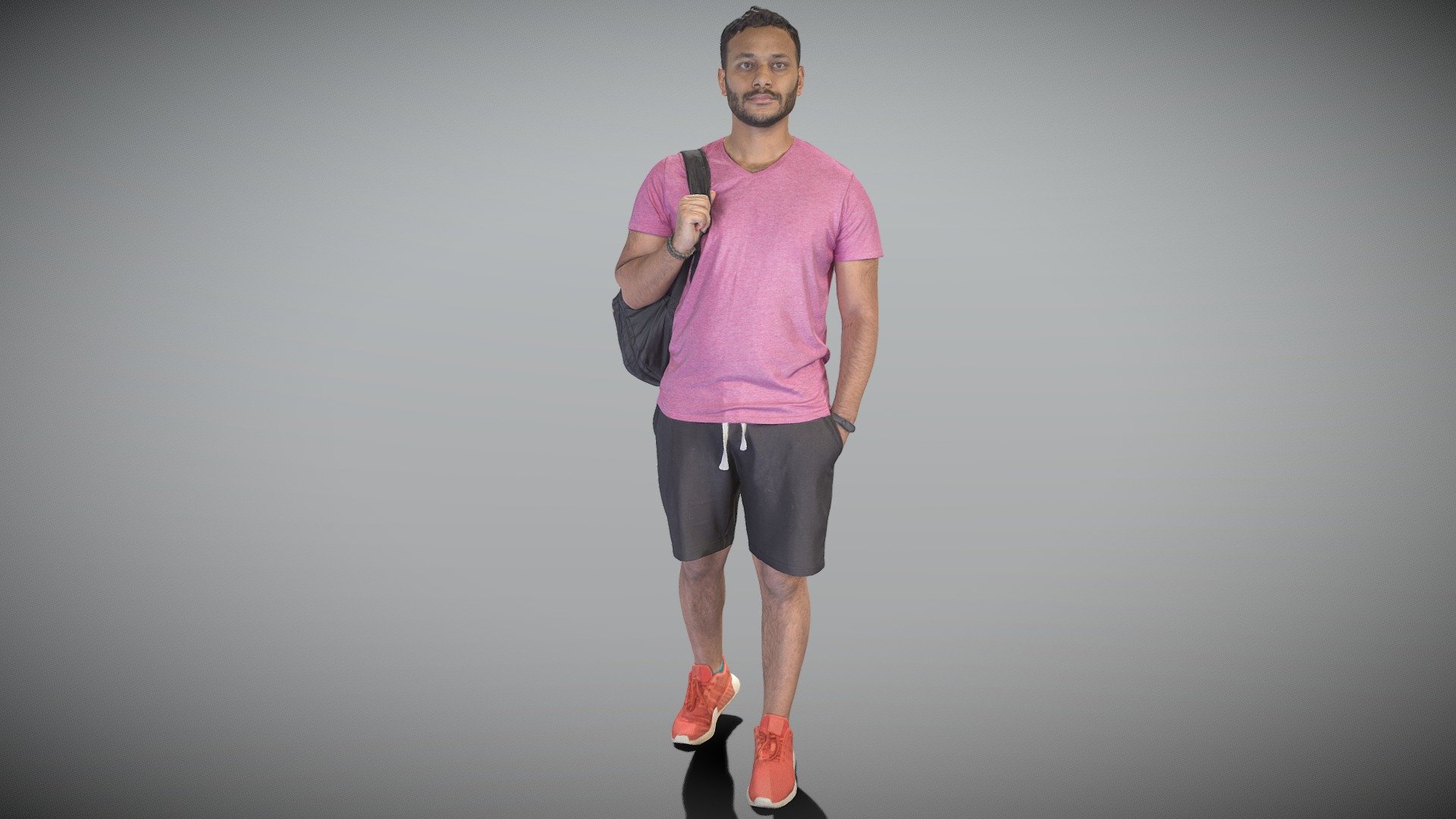Man in sports style standing 230 - Buy Royalty Free 3D model by ...