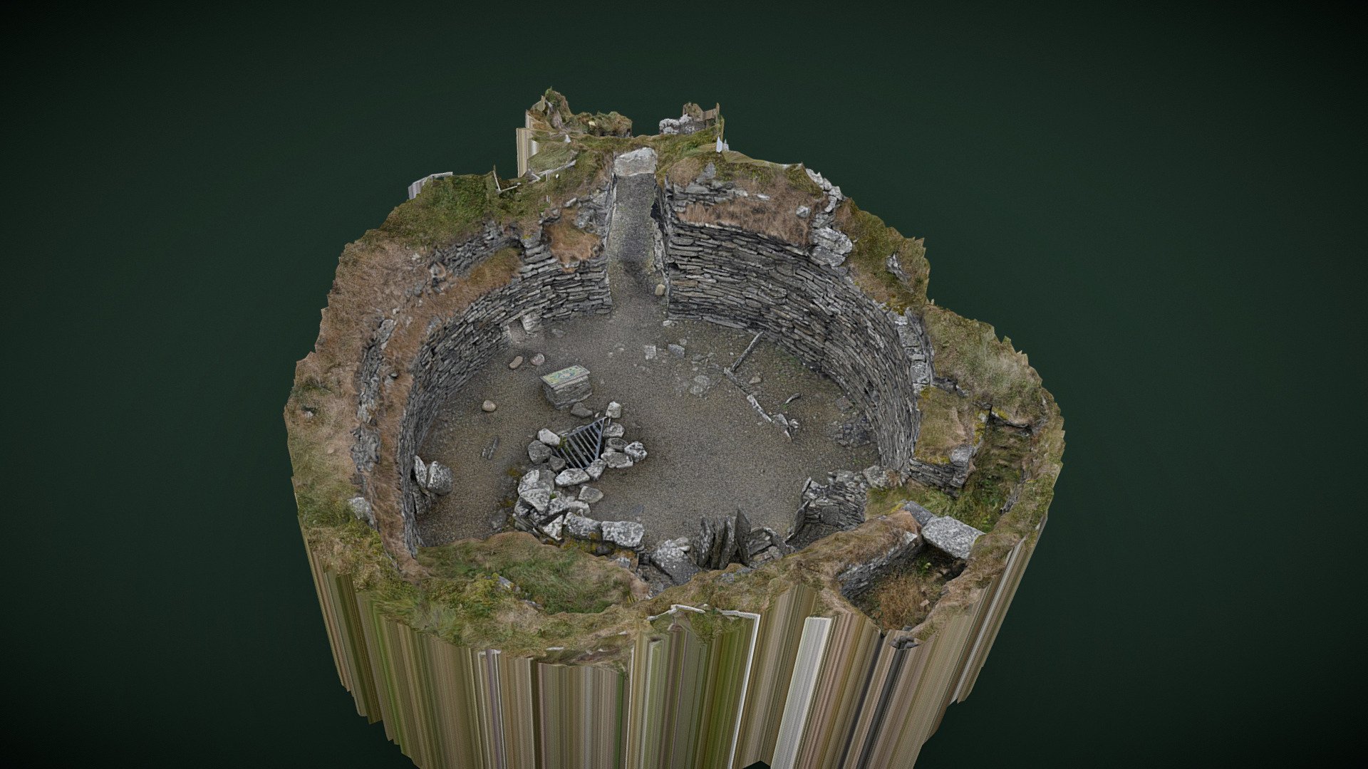 Broch of Burroughston, Orkney, Scotland - 3D model by Vision Fountain ...
