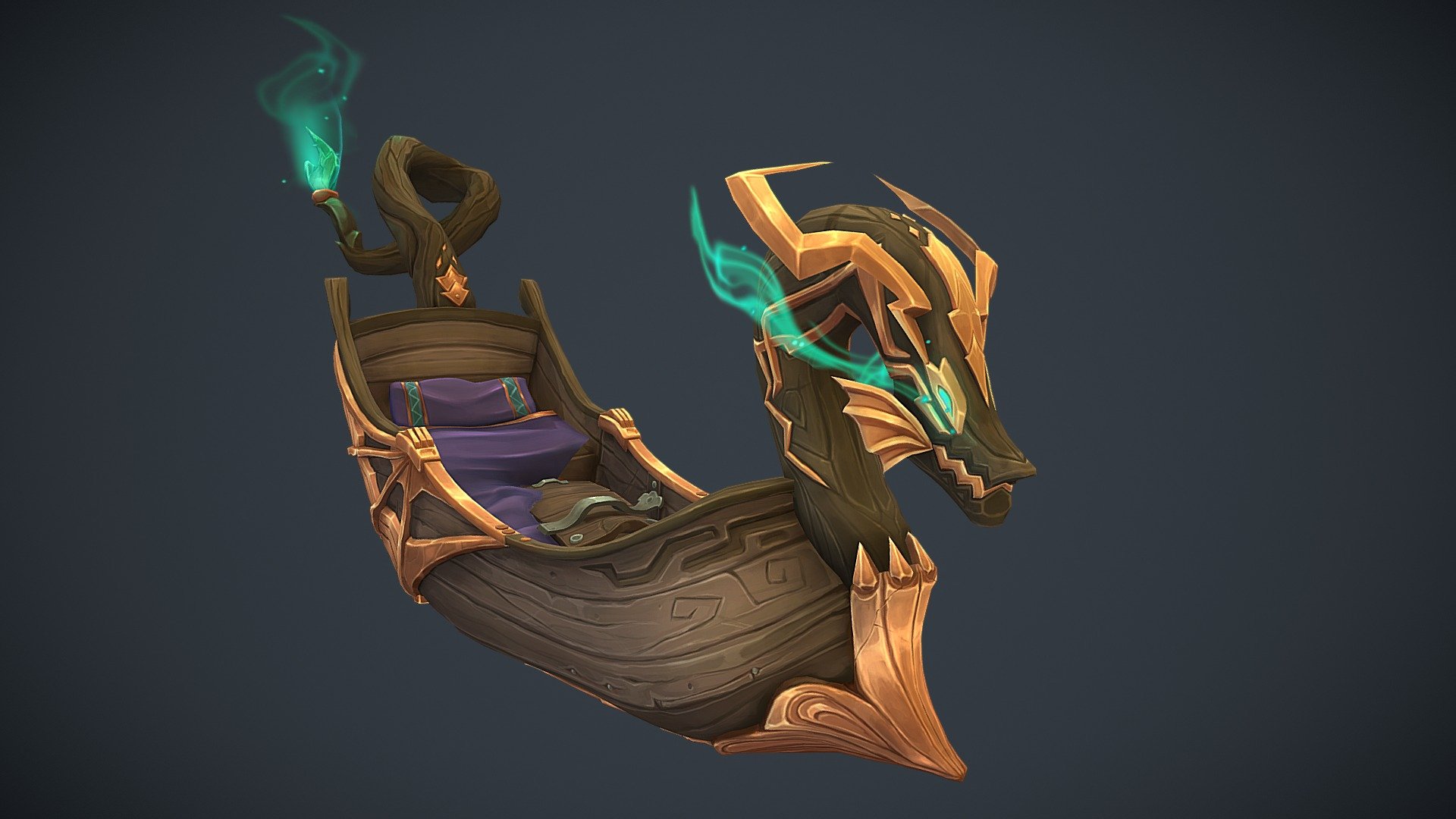 King Arthur's Boat - 3D model by Curlscurly [bb92b7f] - Sketchfab