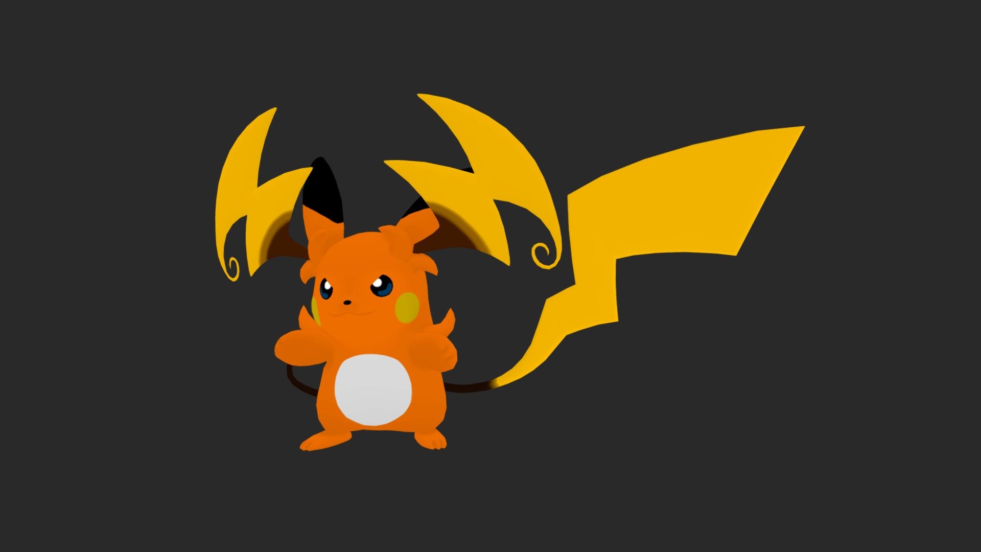 Mega Raichu Y (ZA) - Download Free 3D model by Mariokart07 [bb93286 ...