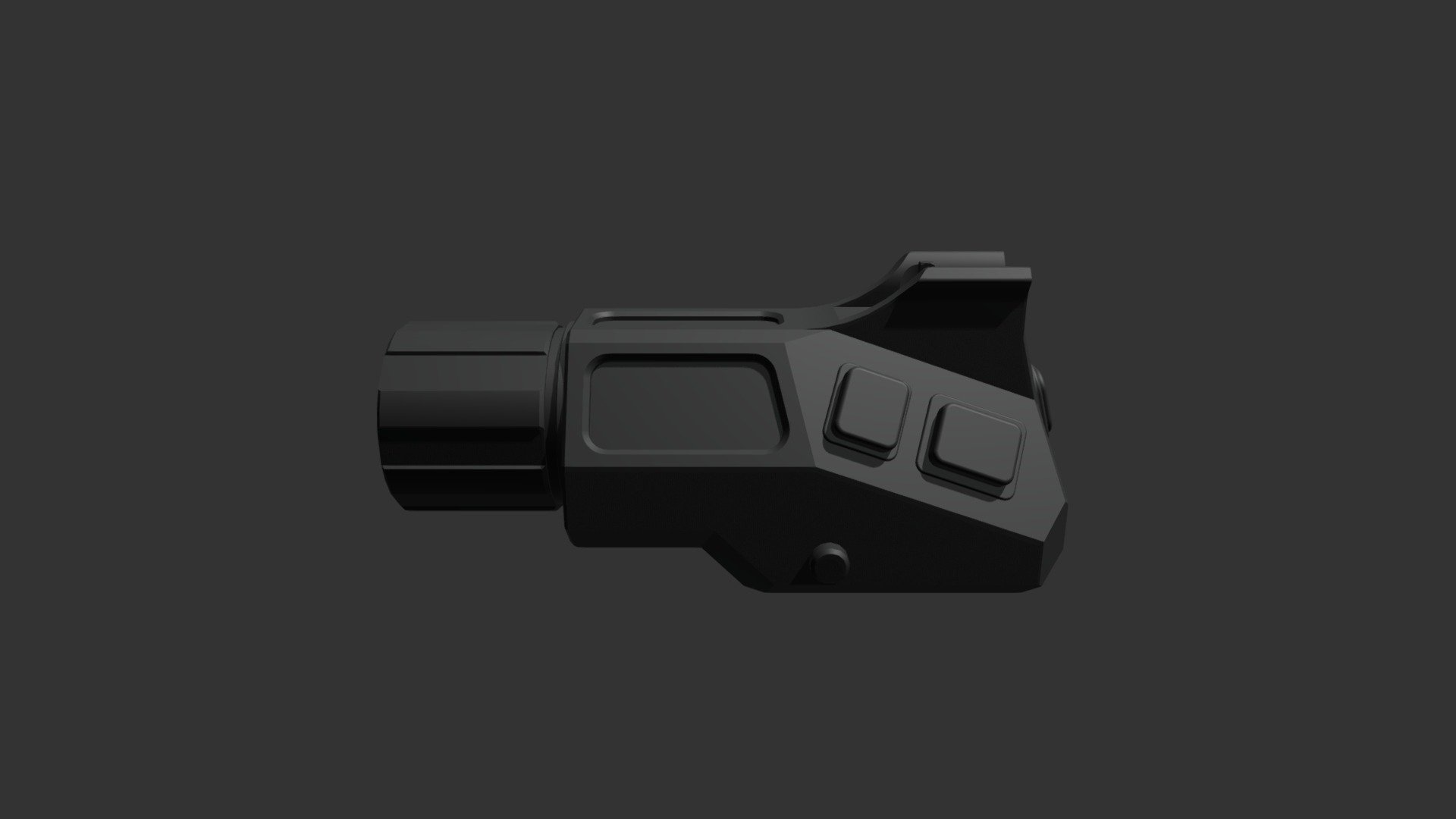 Flashlight with Front Sight - 3D model by ncstarweb [bb93753] - Sketchfab