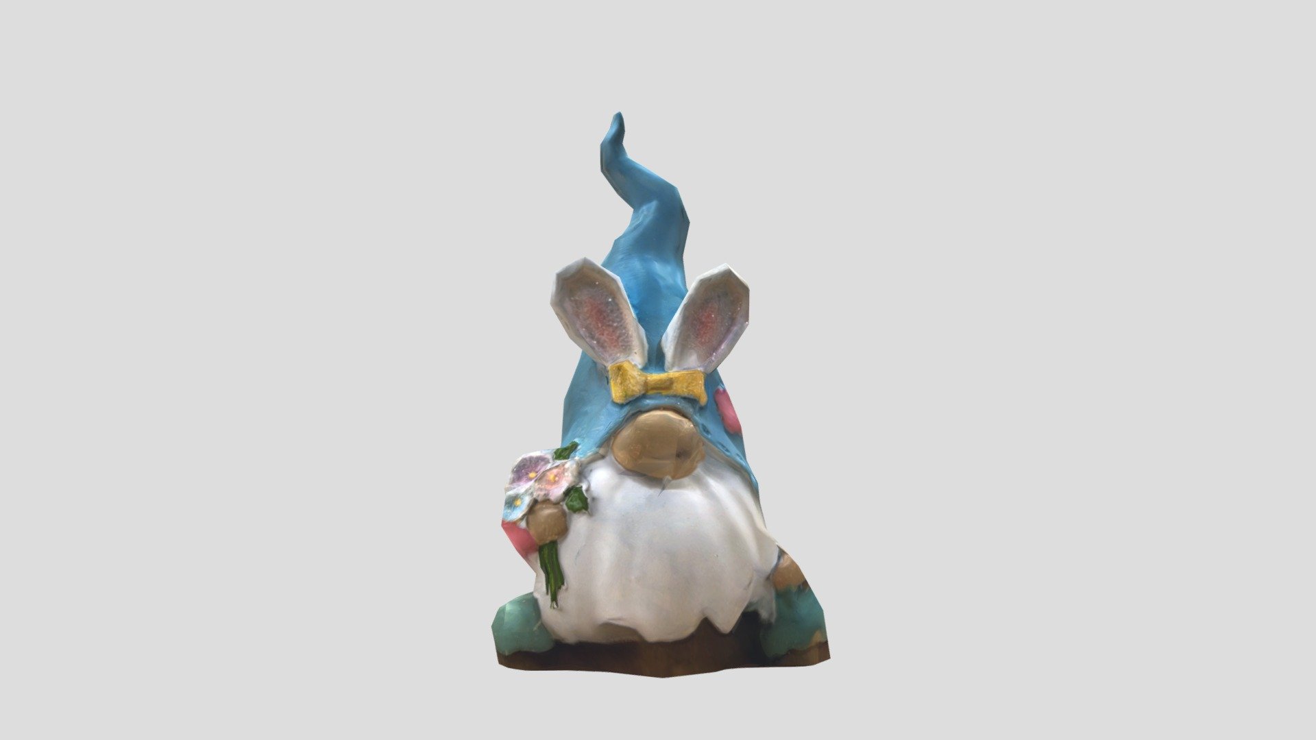 Gnome Bunny (Blue) - Download Free 3D model by David Wigforss (@dwigfor ...