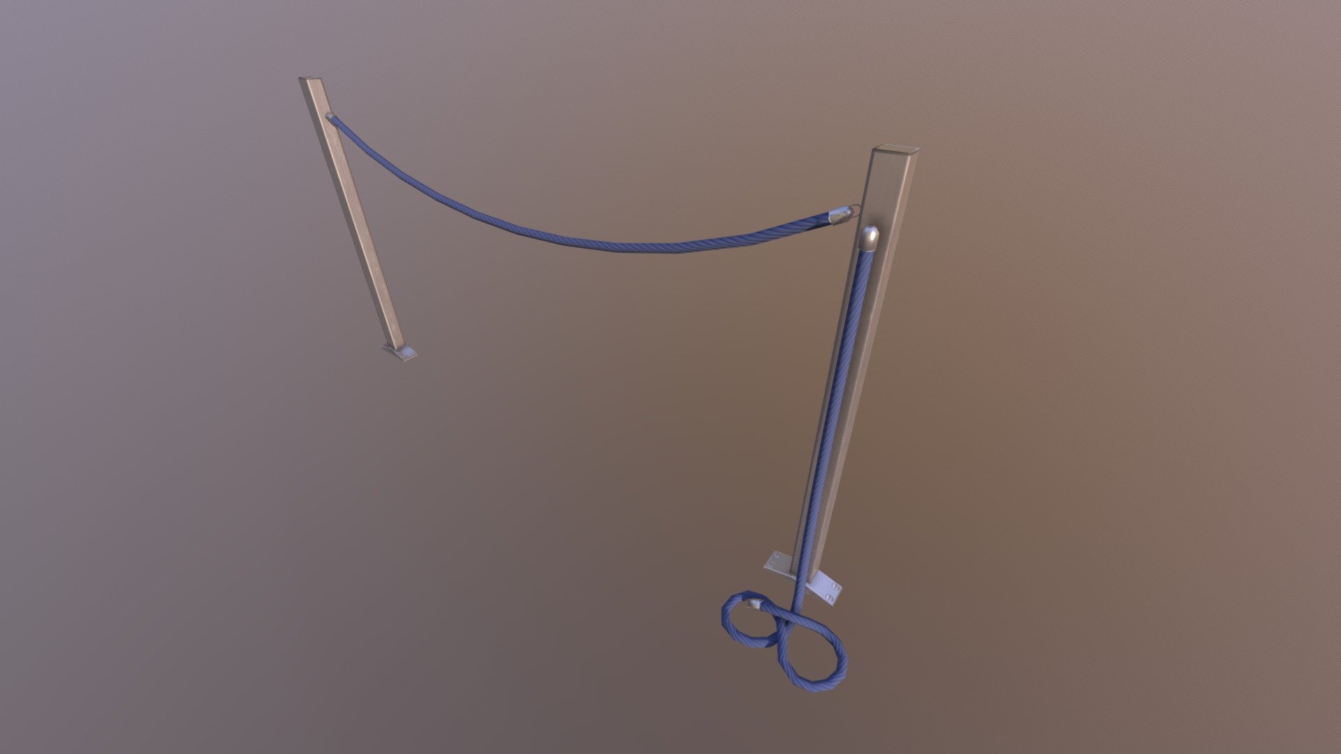 Rope Barrier Set - 3D model by Jack Kelly (@SecretImbecile) [bb95244 ...