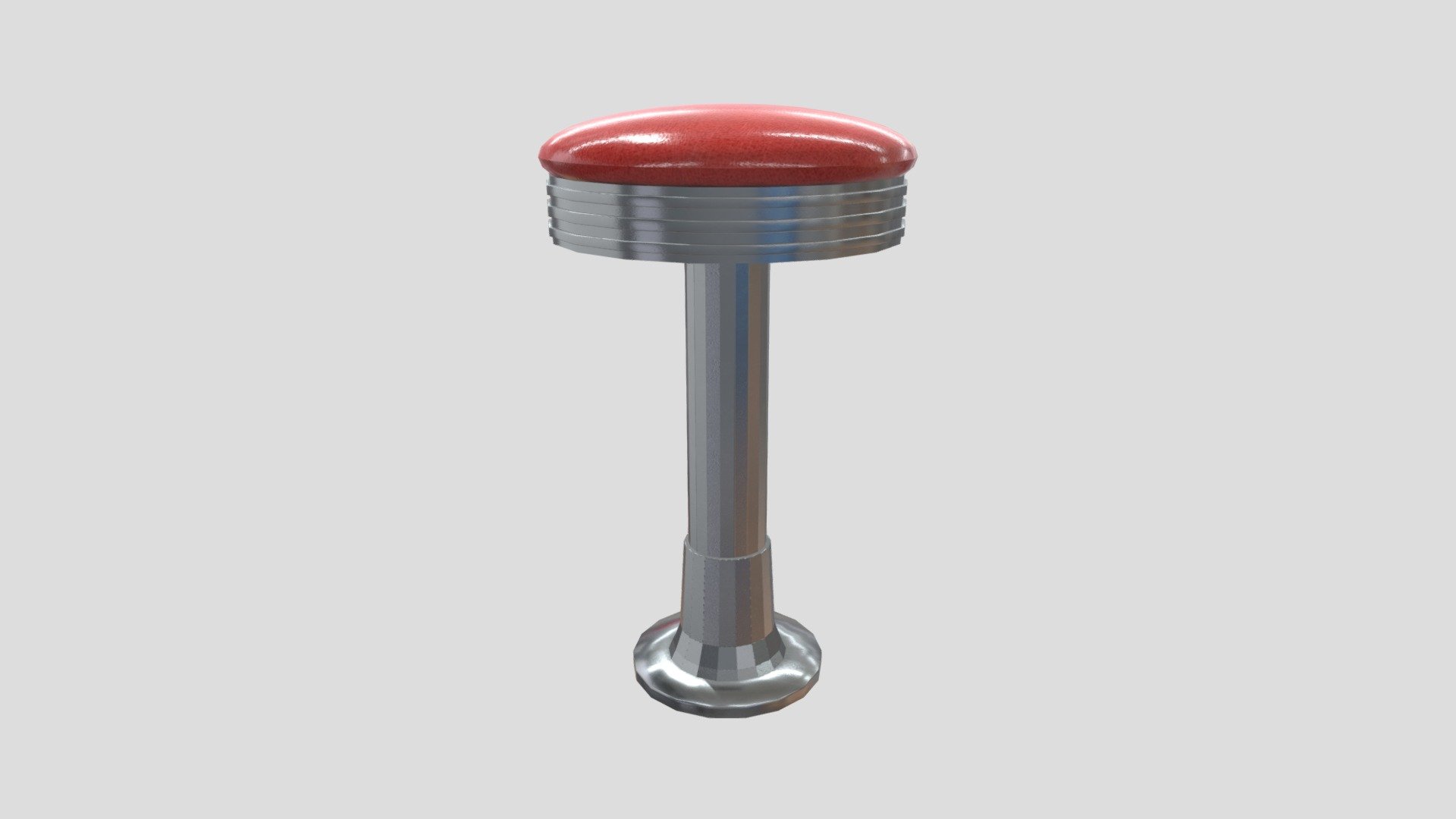 diner stool - 3D model by manveerkhalsa12 [bb97ed8] - Sketchfab
