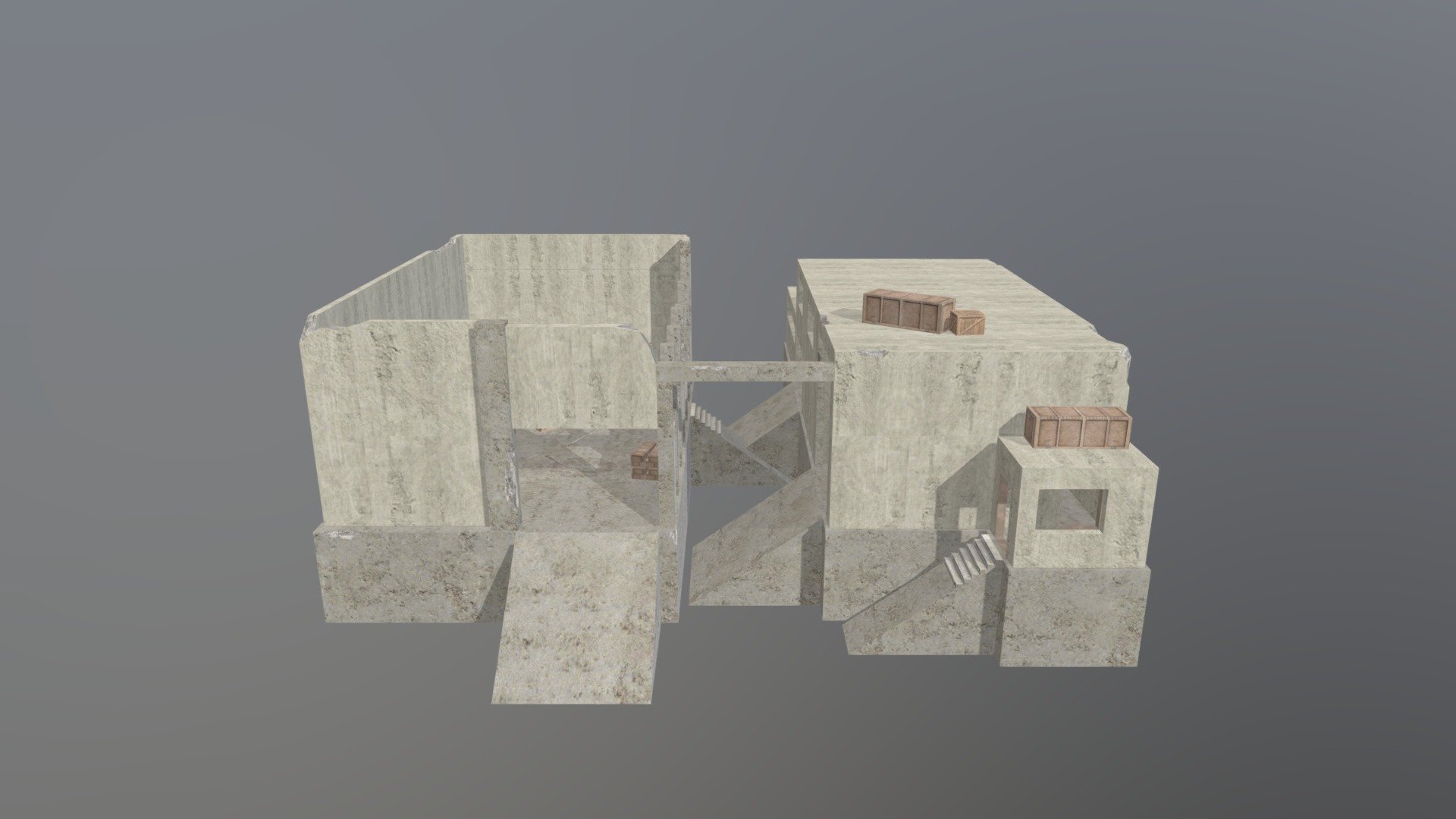 PUBGM: Building 04 - 3D model by halloweeks [bb98161] - Sketchfab