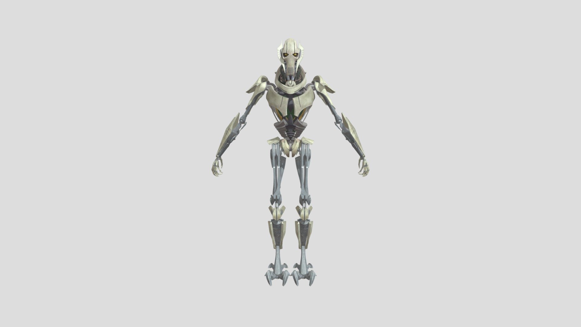 General Grievous BF2 - Download Free 3D model by Modbuff (@CGreature ...