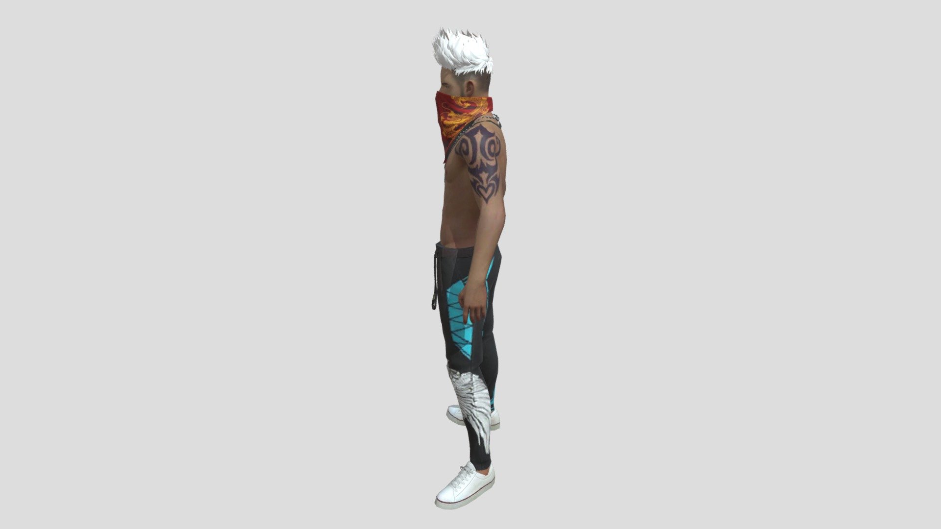 Free-fire-green hair-boy-by-BOSS SHIVRAJ - Download Free 3D model by ...