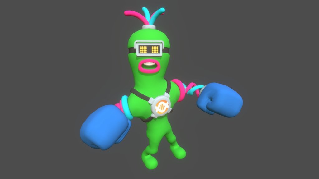 Nintendo Arms - Helix - 3D model by RensPitman (@pearbook) [bb9b81d ...