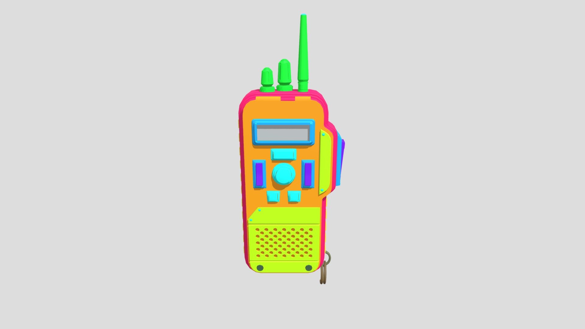 Walky Talky - 3D model by JulienBrizou (@Justinbridou) [bb9be41 ...