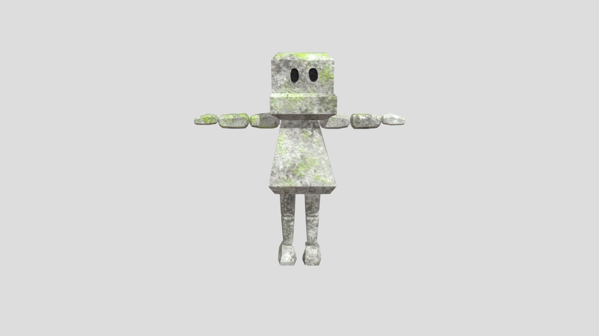Stone Character - Folder Assignment 3D - 3D model by Endreho [bb9bf05 ...
