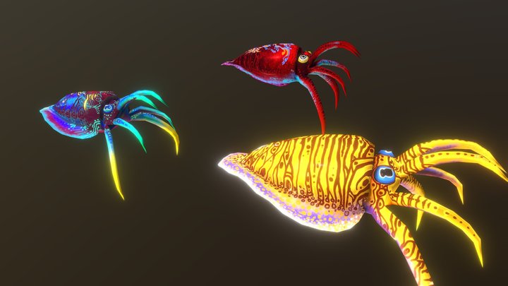 Sea-animals 3D models - Sketchfab