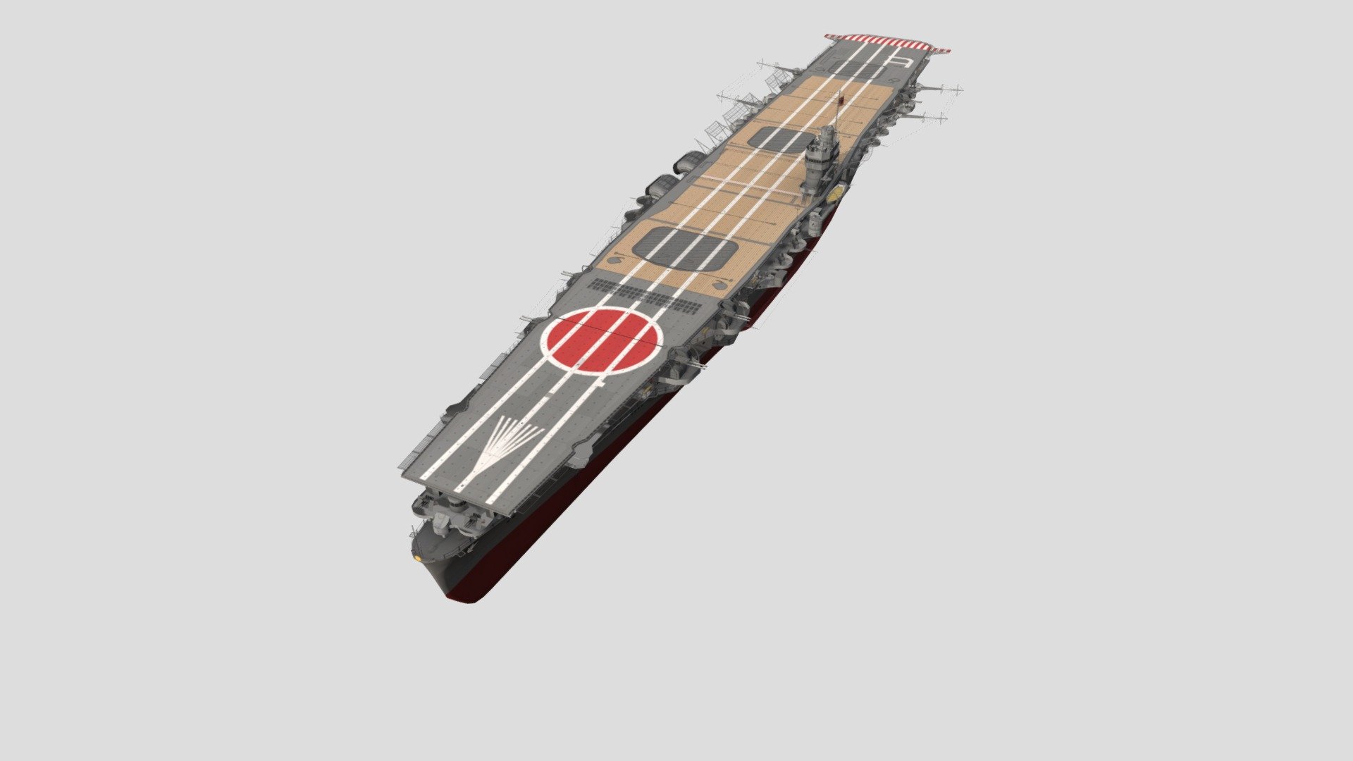 空母 飛龍 IJN aircraft carrier "Hiryu" - 3D model by damawo [bb9d854 ...