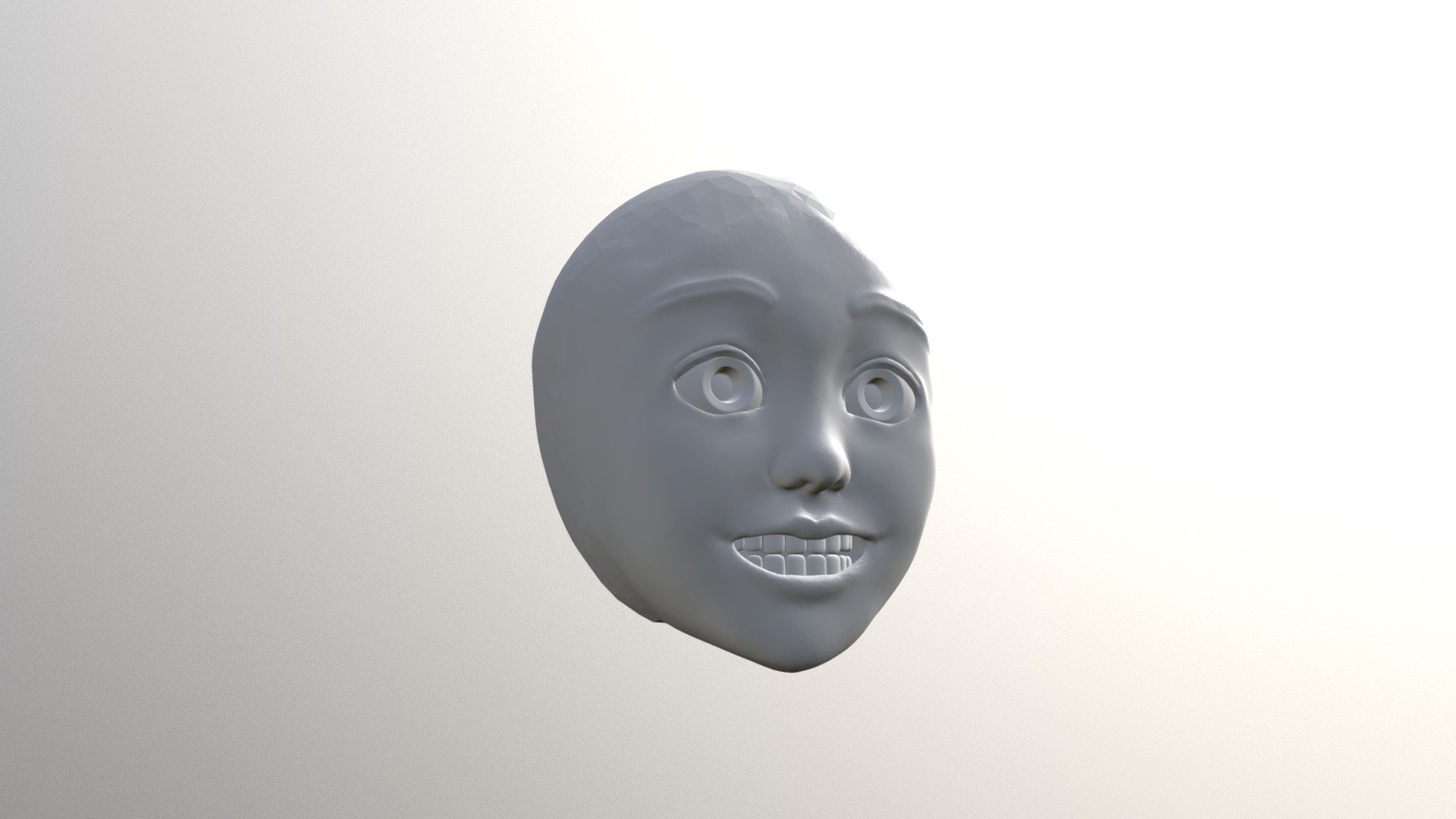 #sculptjanuary18 Day 31 - Happy - 3D model by luceve [bb9dcf0] - Sketchfab