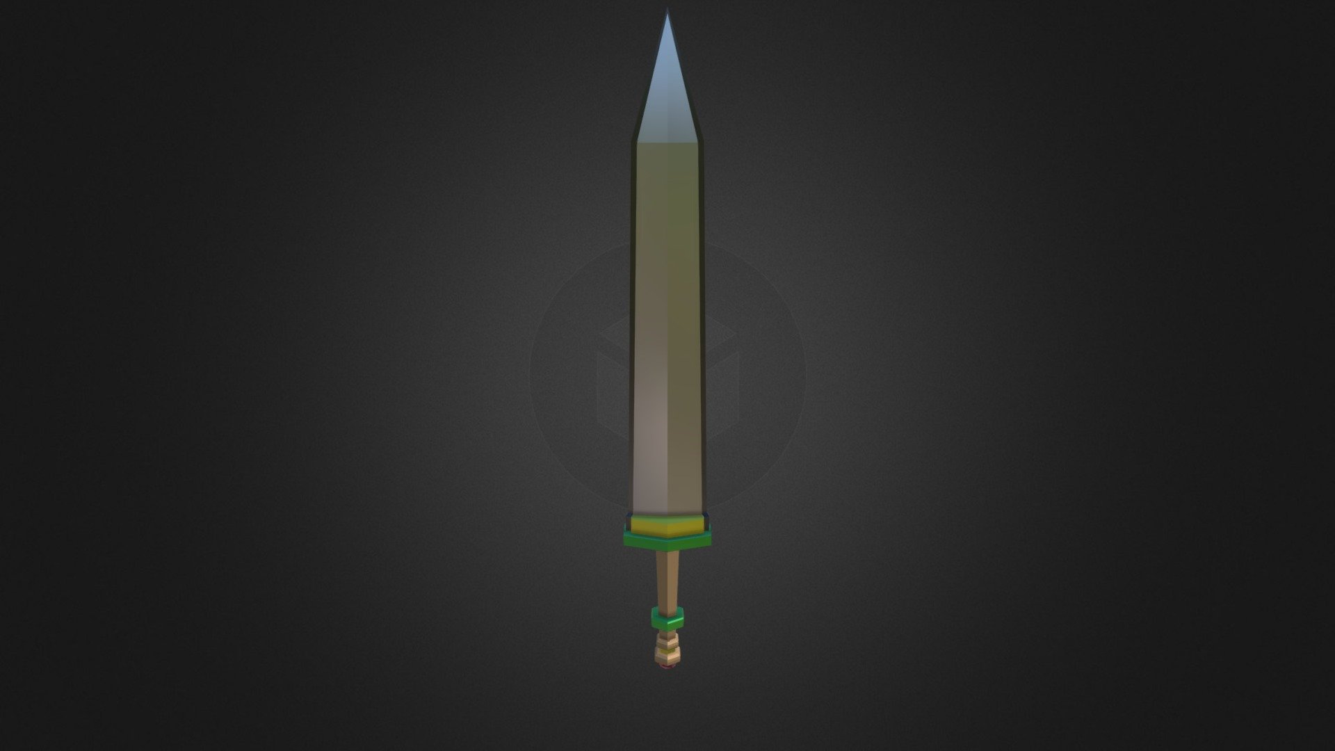 Tutorial Sword - 3D model by Daniel Wilson (@rowdy92) [bb9e51c] - Sketchfab