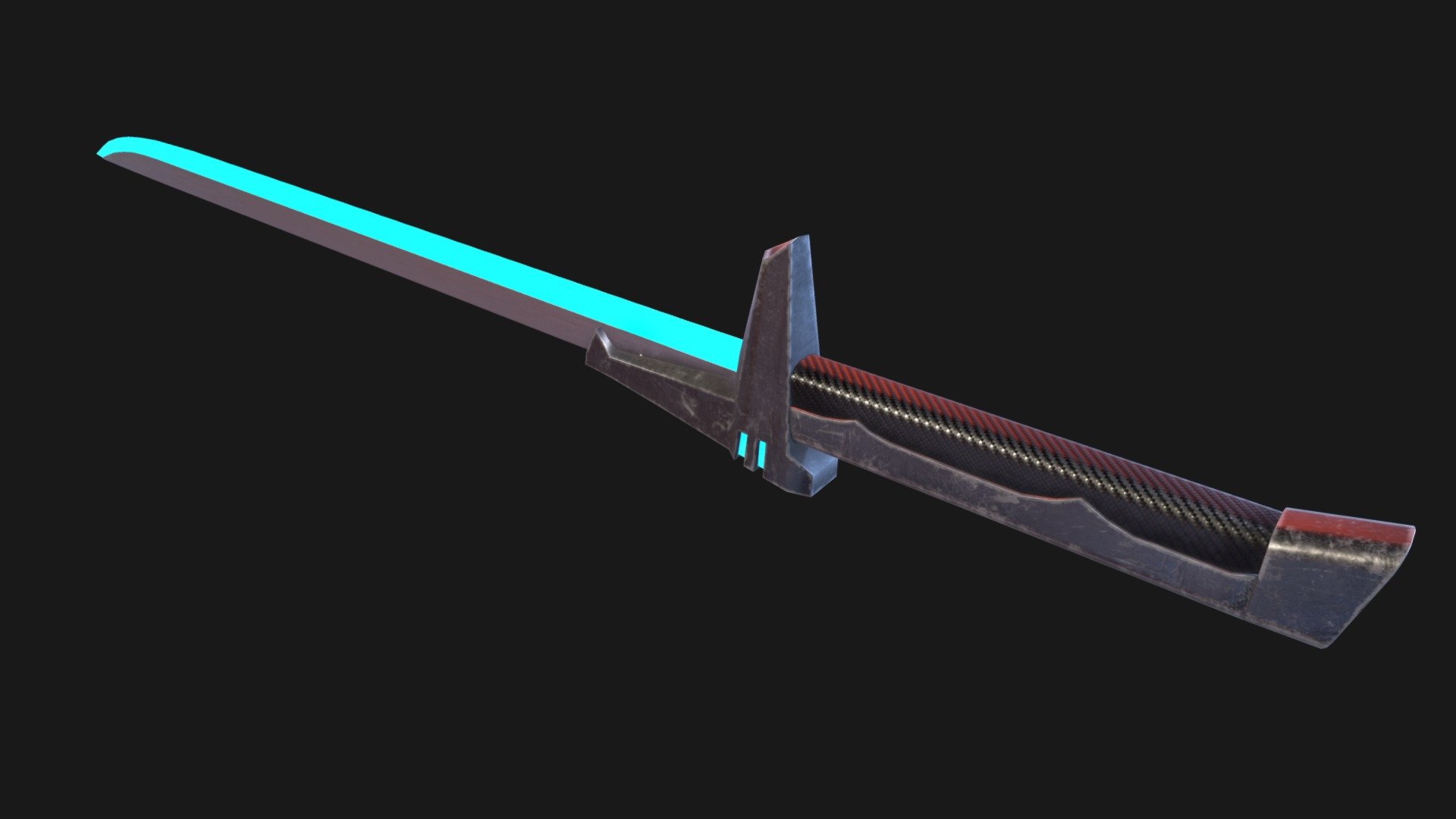 Cyber katana - 3D model by Noi (@n0i) [bb9ec24] - Sketchfab