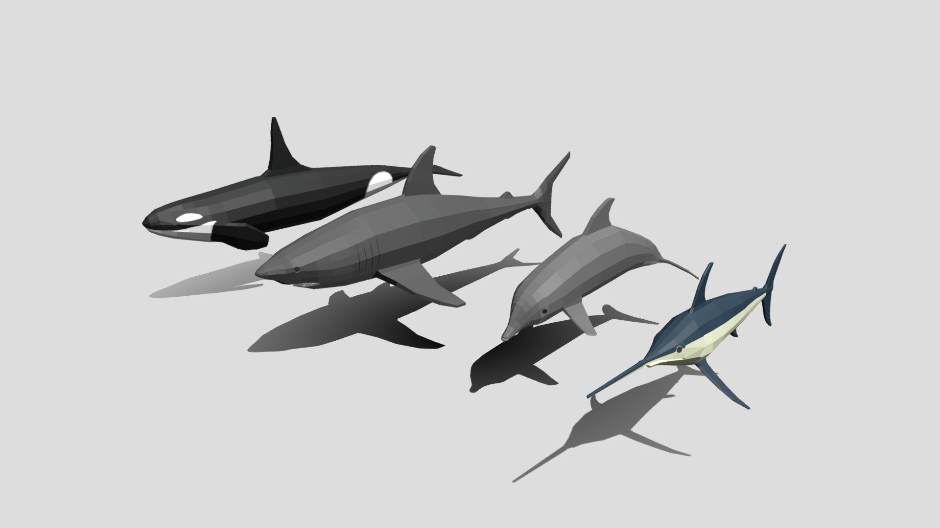 Low Poly Fish Collection - Buy Royalty Free 3D model by chroma3d ...