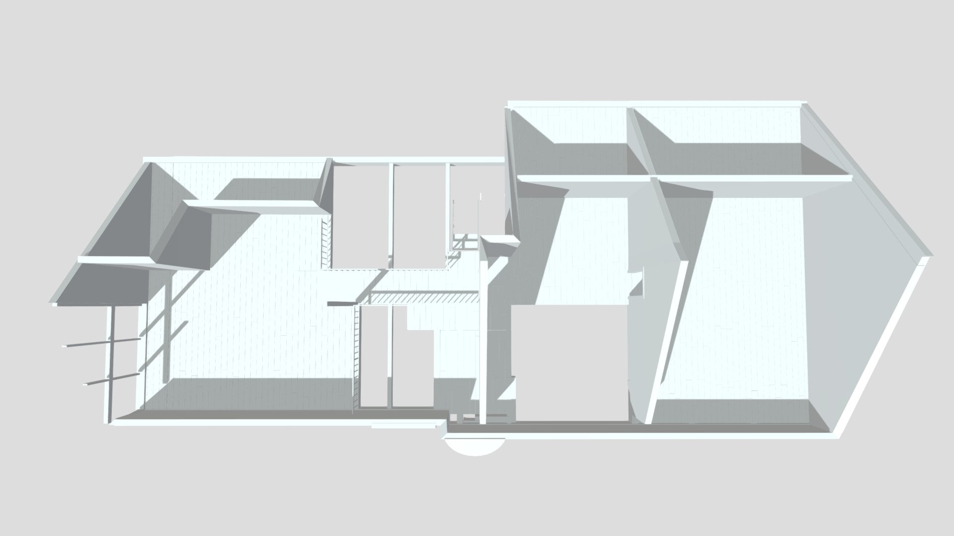 Contemporary House - Floor 2 - Download Free 3D model by sciamop ...