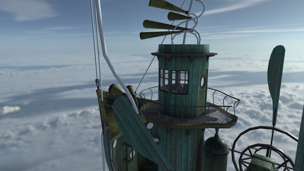 steampunk ship - 3D model by immersive [bba1327] - Sketchfab