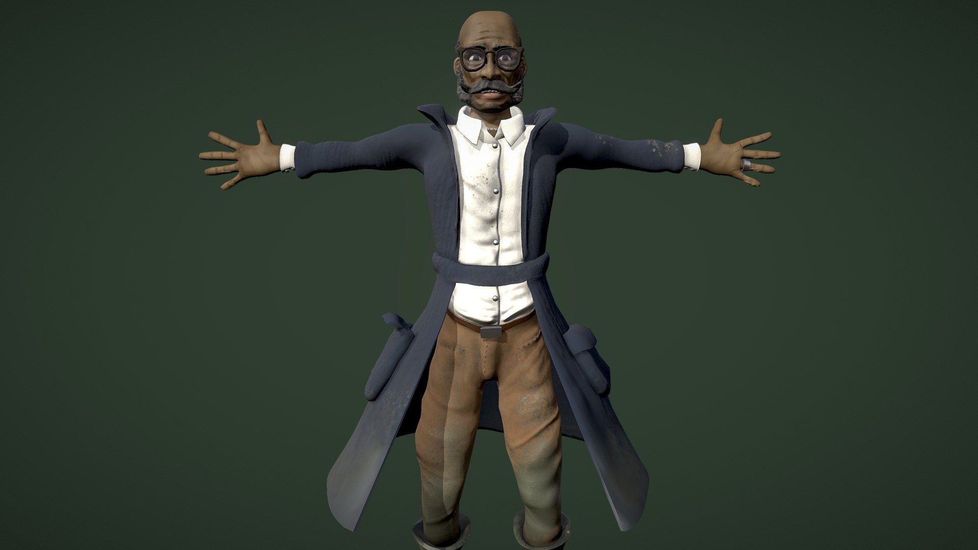 Reluctant old hero - 3D model by Gabriel Ansgariusson (@Gabboow ...