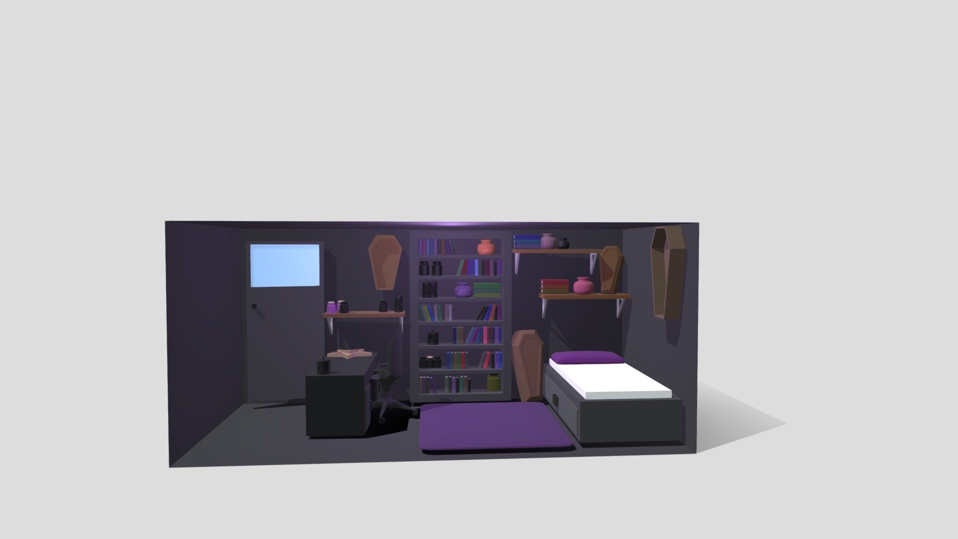 My room - 3D model by WitteSpin [bba329e] - Sketchfab