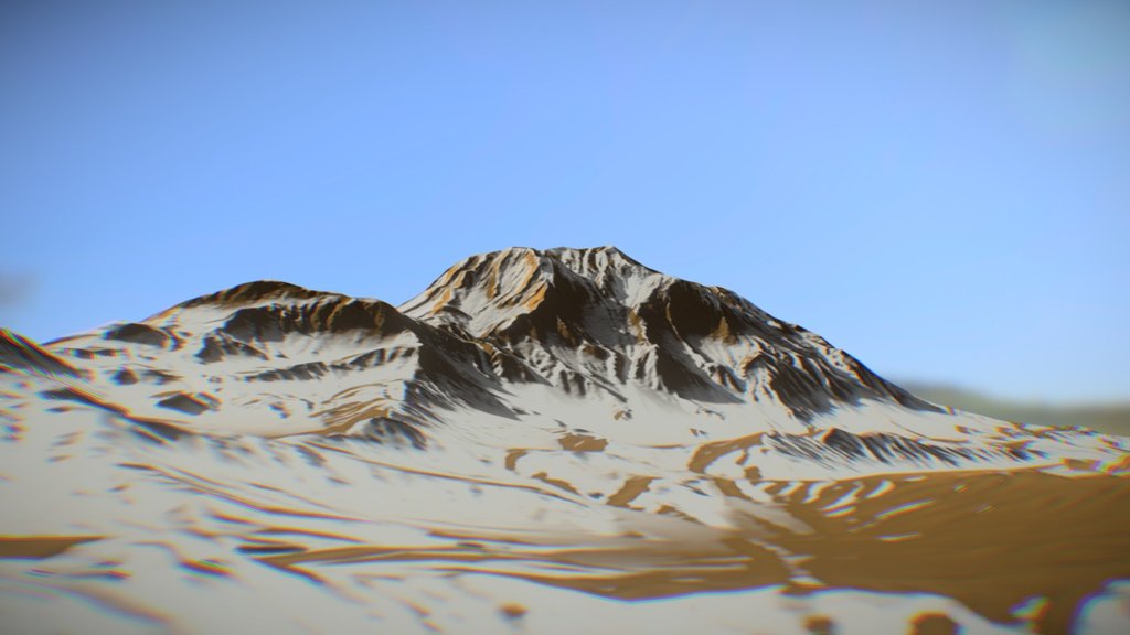 Mountain Test - 3D model by siraniks [bba50d5] - Sketchfab