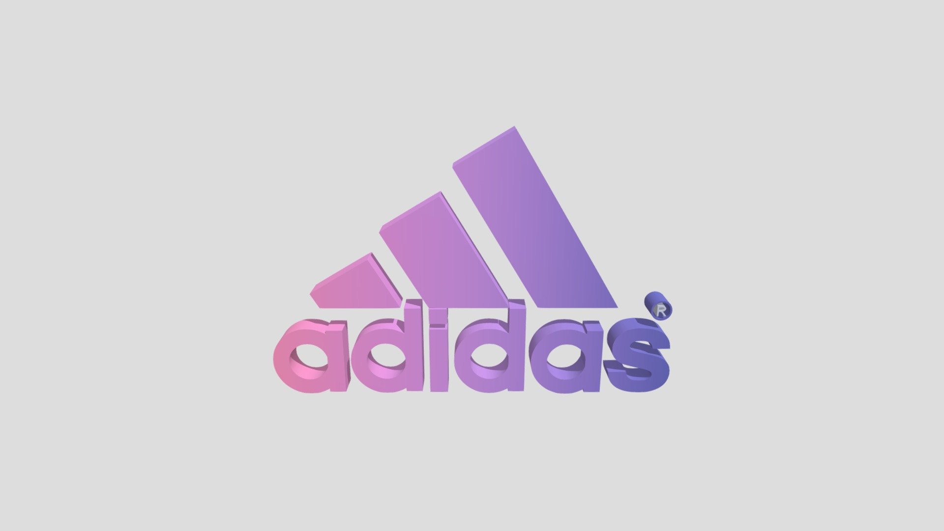 Adidas Logo - 3D model by ahmedelfarra [bba779b] - Sketchfab