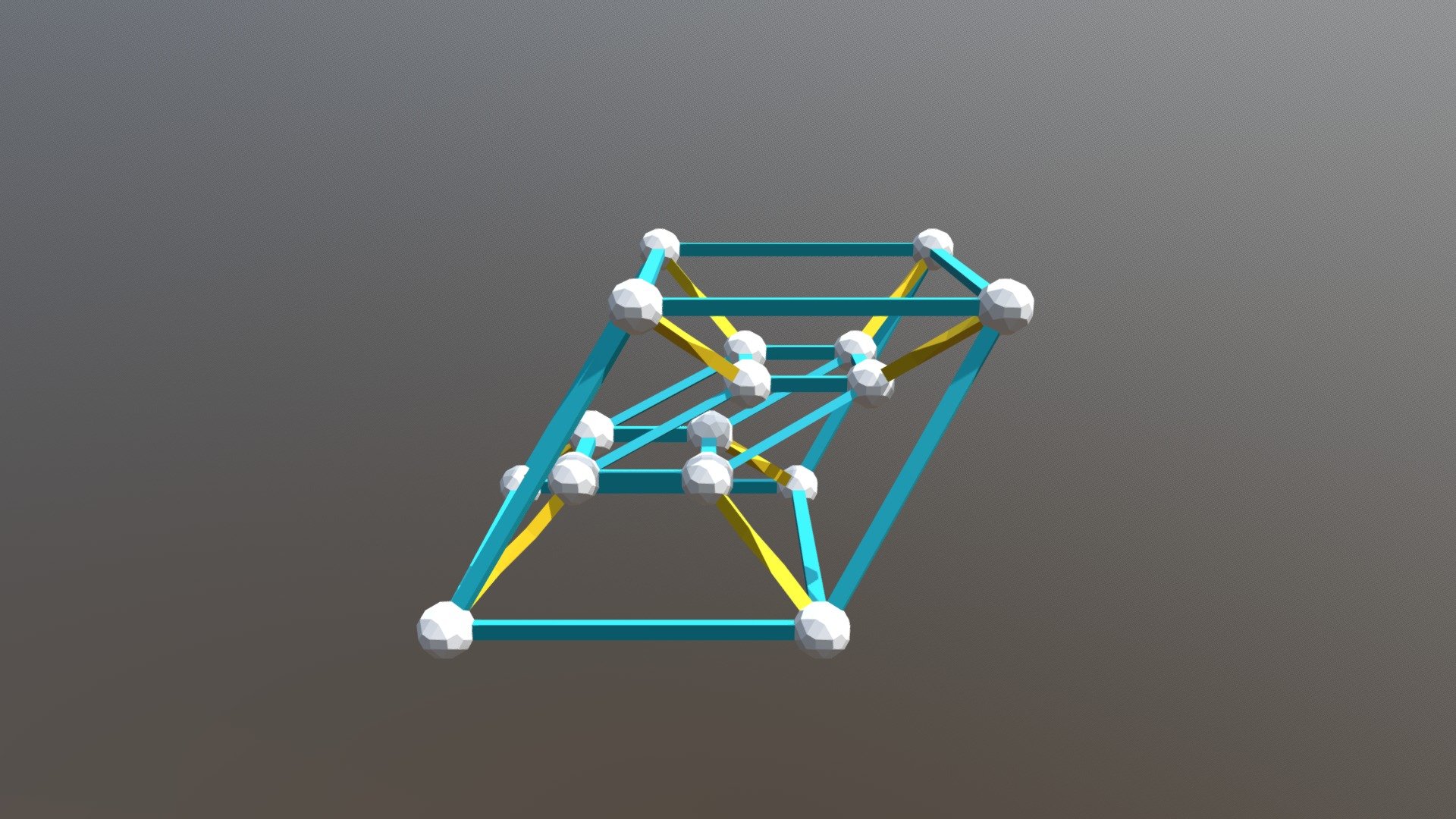 16 32 1 Hyercube Skew - 3D model by Zometool [bba78dc] - Sketchfab