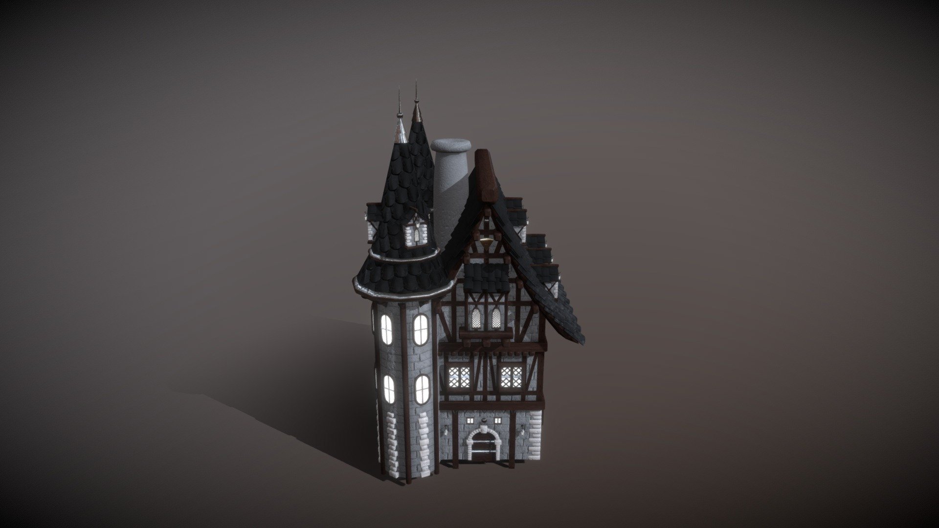 3D Medieval Mansion Concept - 3D model by Amador Gómez (@Amador.Gomez ...