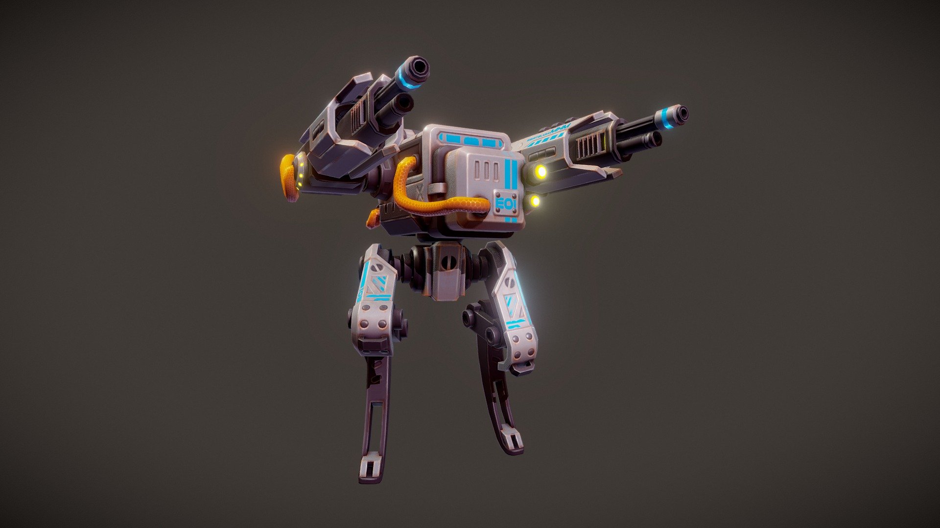 Mech_02 - 3D model by Aga (@psychofobia) [bba7eb5] - Sketchfab